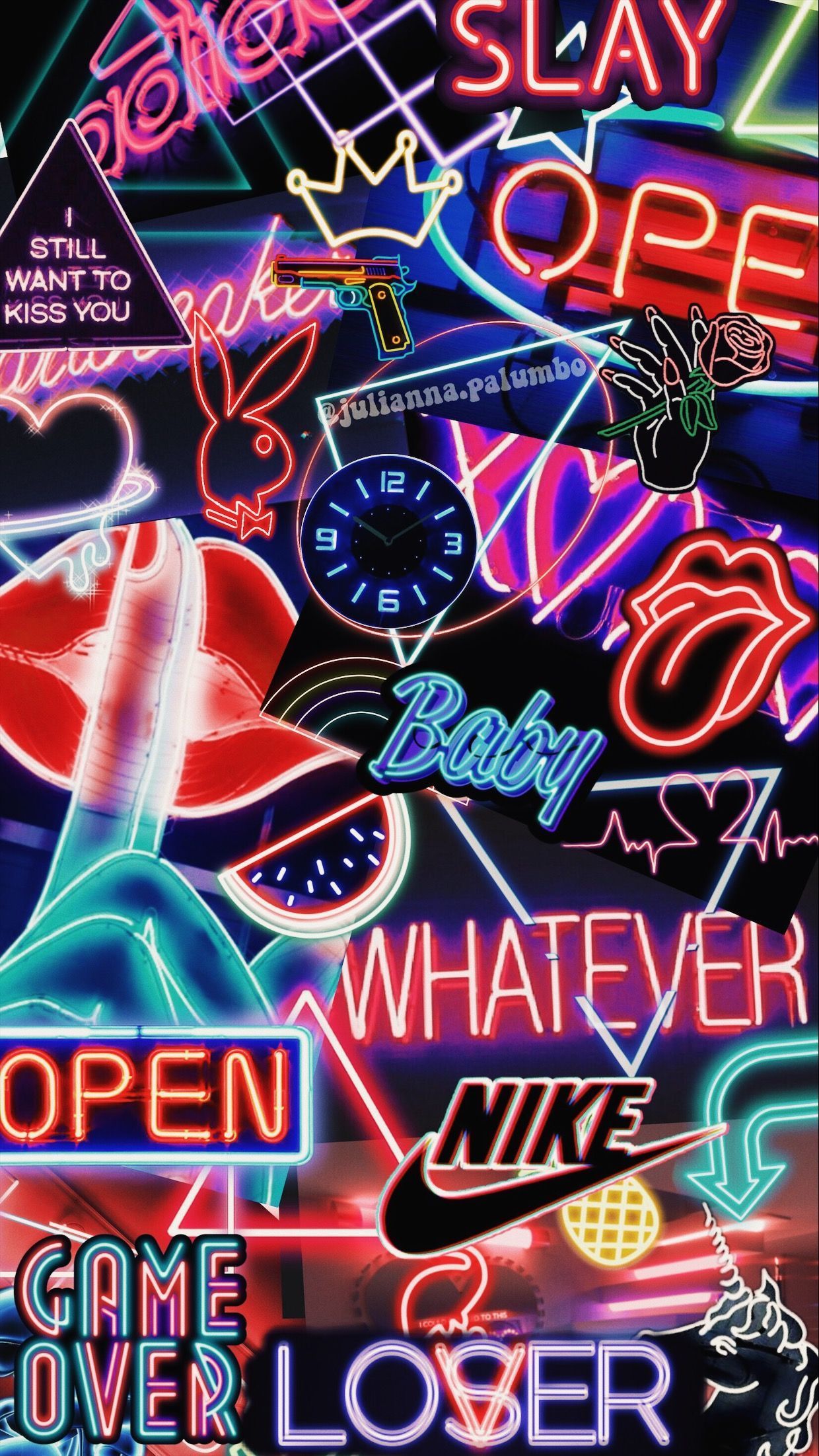 Neon Collage Wallpapers - Top Free Neon Collage Backgrounds ...