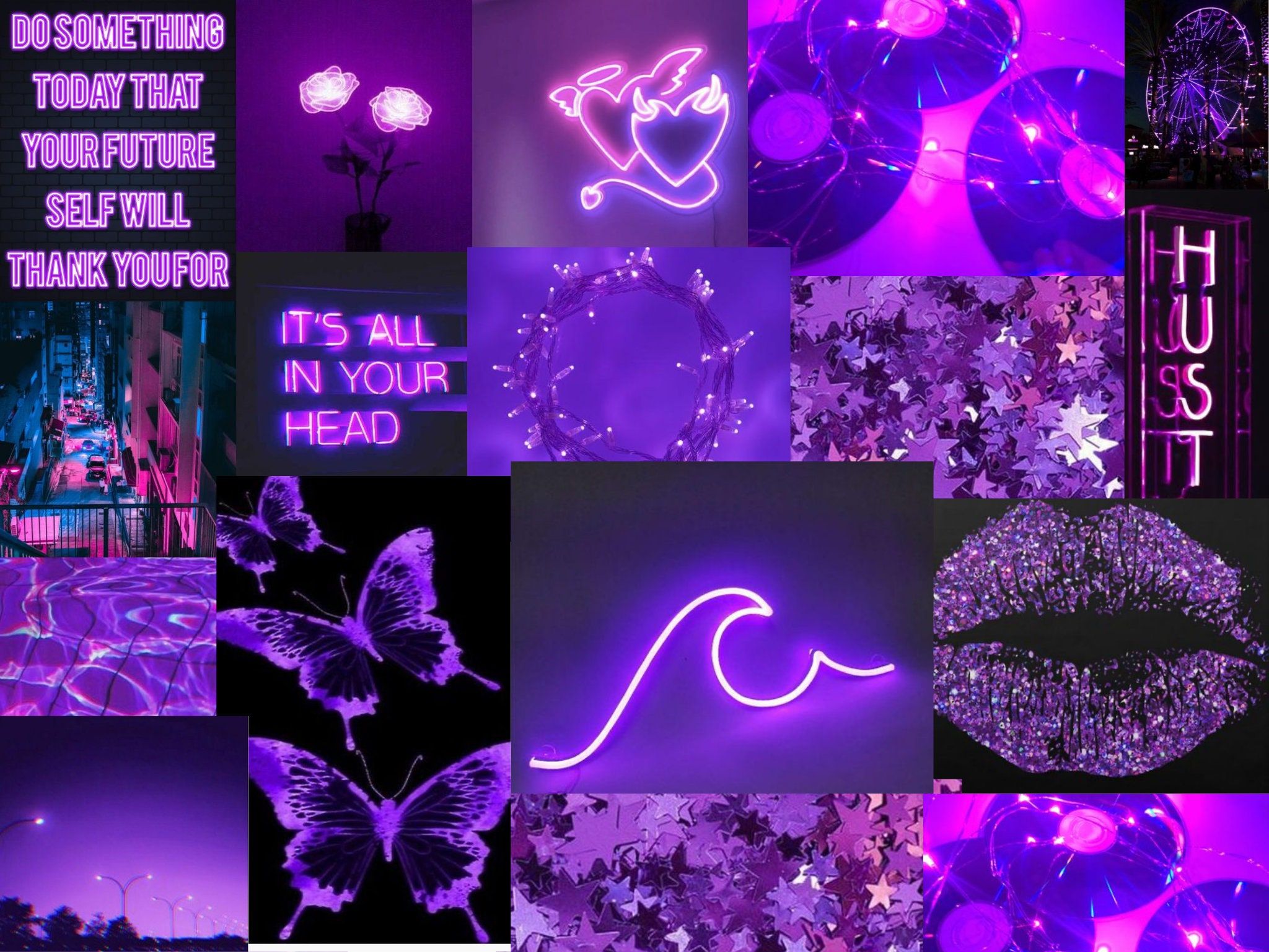 Neon Collage Wallpapers - Top Free Neon Collage Backgrounds ...