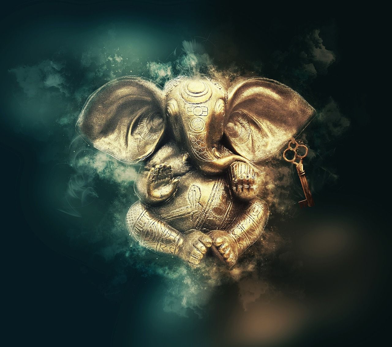 Ganesh Art Wallpapers - Top Free Ganesh Art Backgrounds - WallpaperAccess
