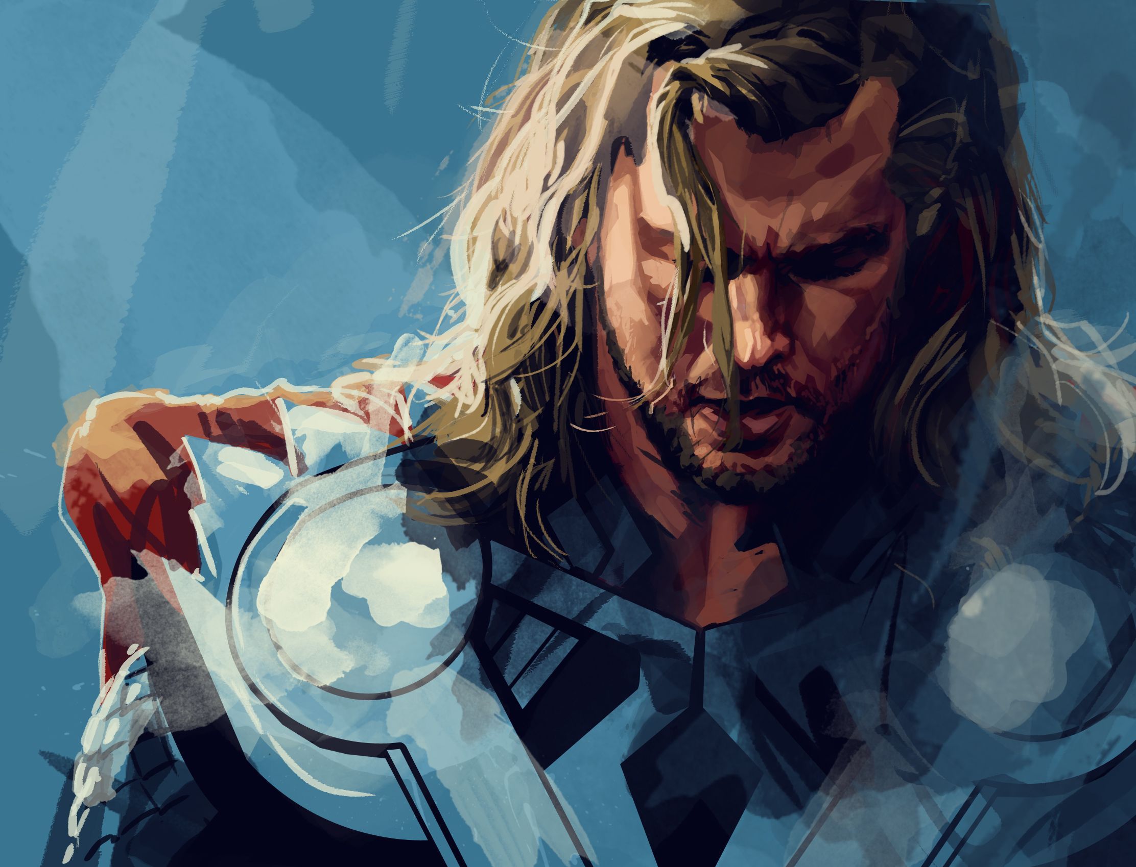 Thor Portrait Wallpapers - Top Free Thor Portrait Backgrounds ...