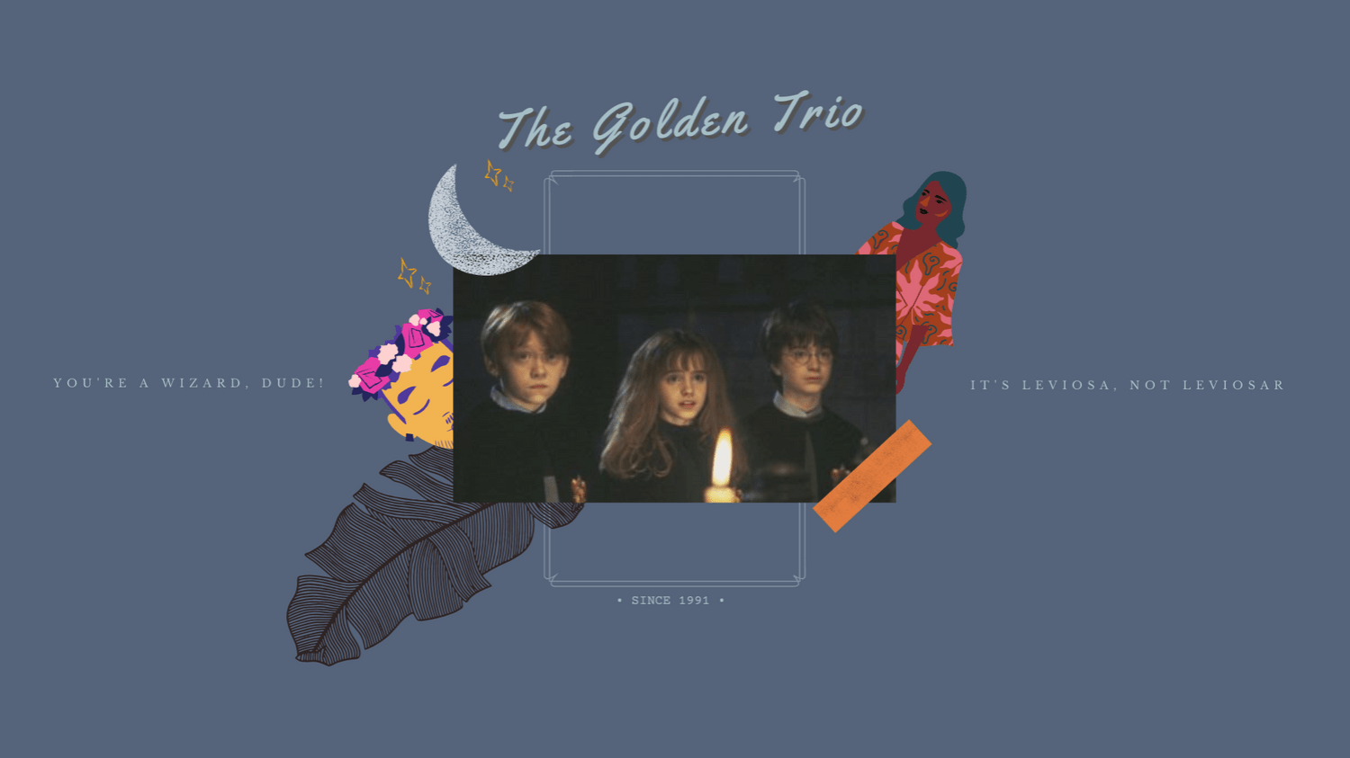 The Golden Trio Wallpapers - Top Free The Golden Trio Backgrounds ...