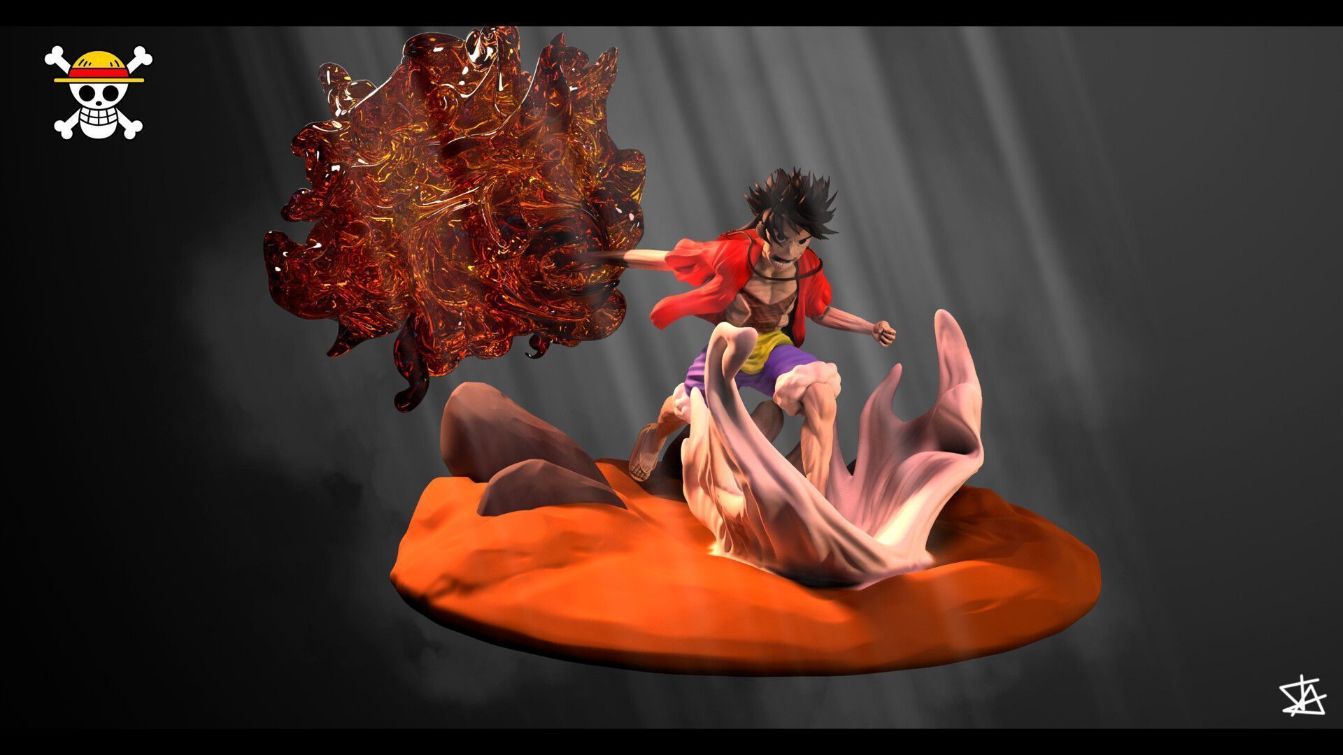 Luffy Red Hawk Wallpapers - Top Free Luffy Red Hawk Backgrounds ...