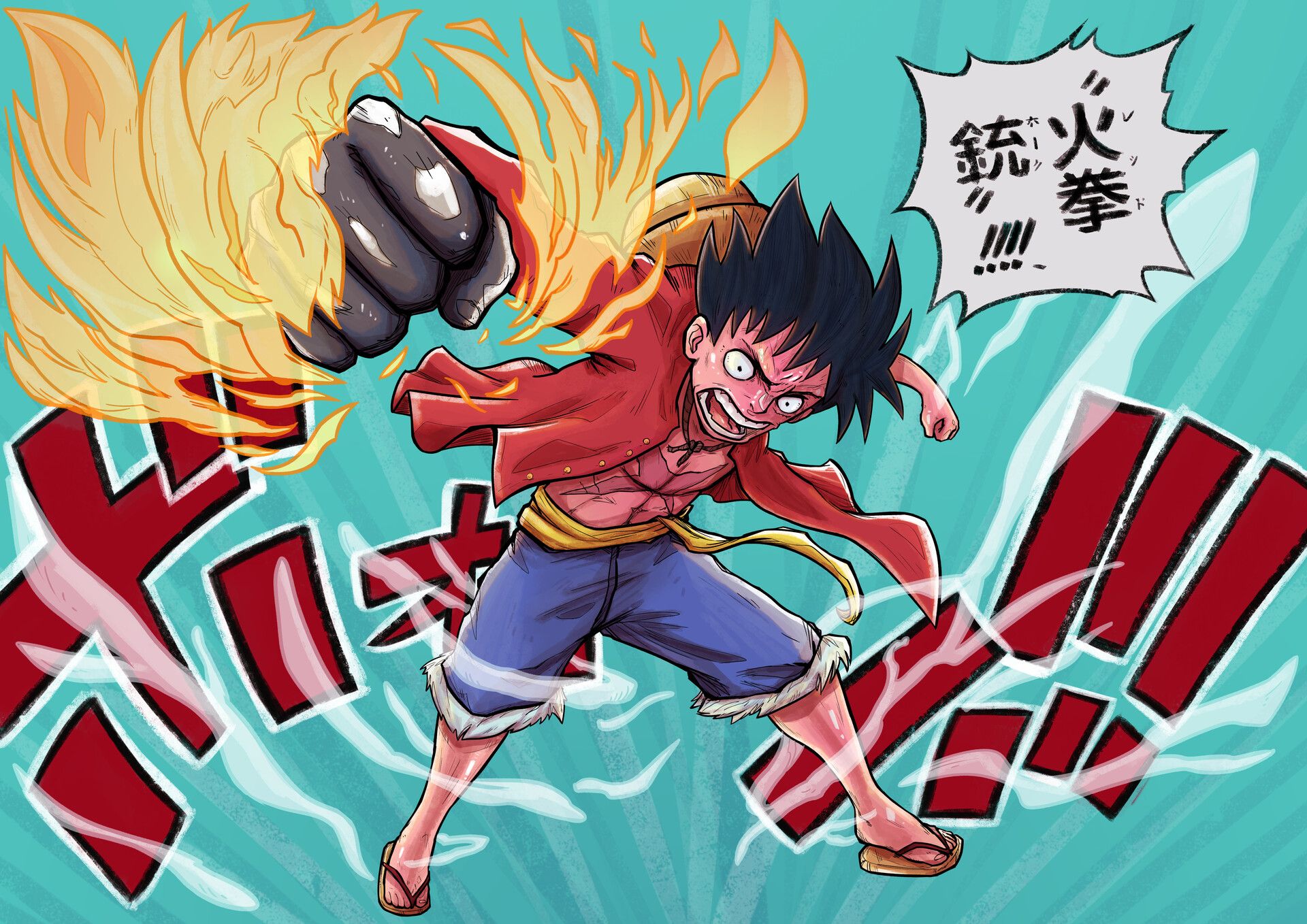 Luffy Red Hawk Wallpapers - Top Free Luffy Red Hawk Backgrounds ...