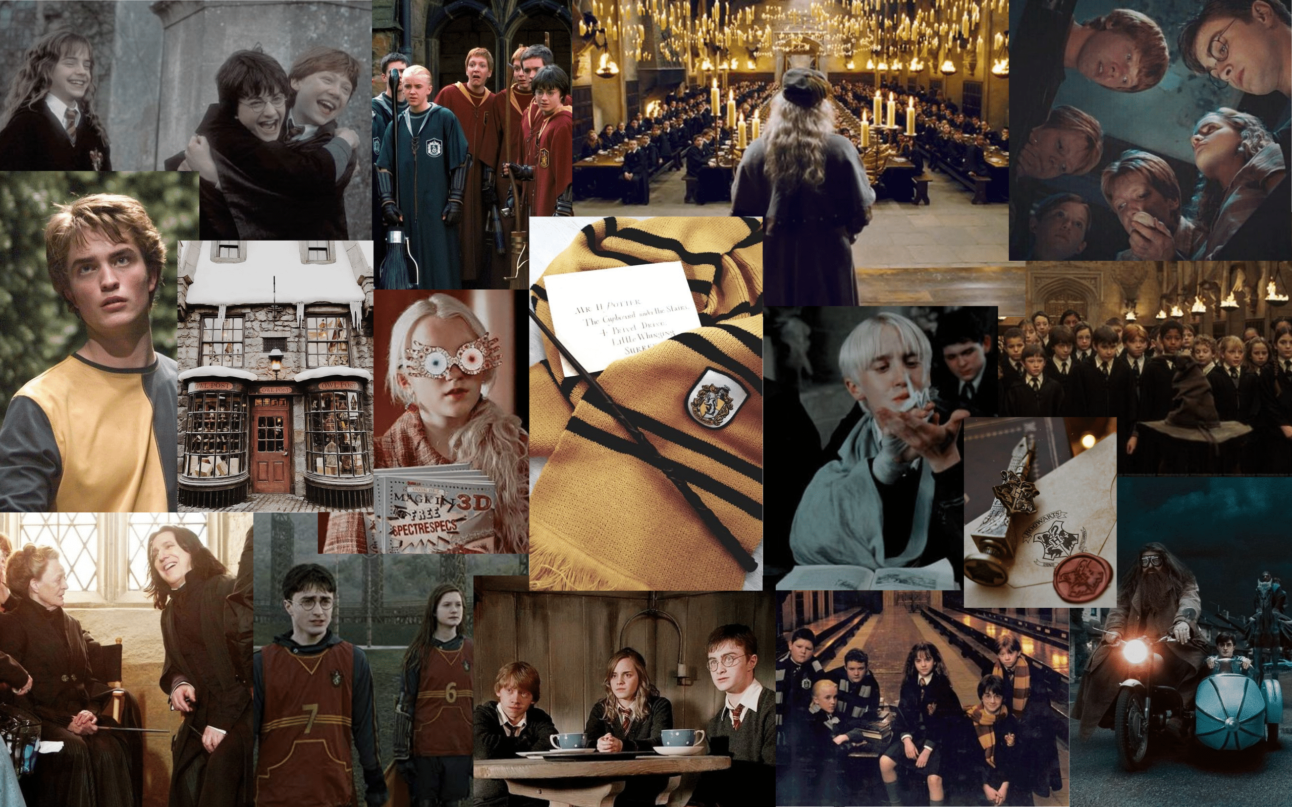 Harry Potter Collage Wallpapers - Top Free Harry Potter Collage ...
