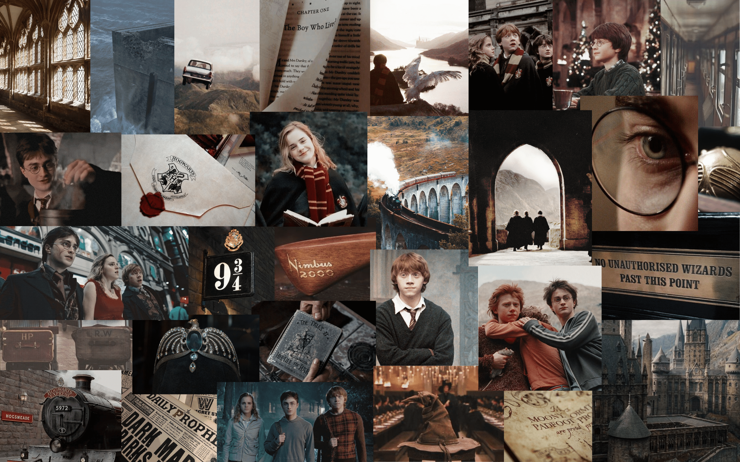 Harry Potter Collage Wallpapers - Top Free Harry Potter Collage ...