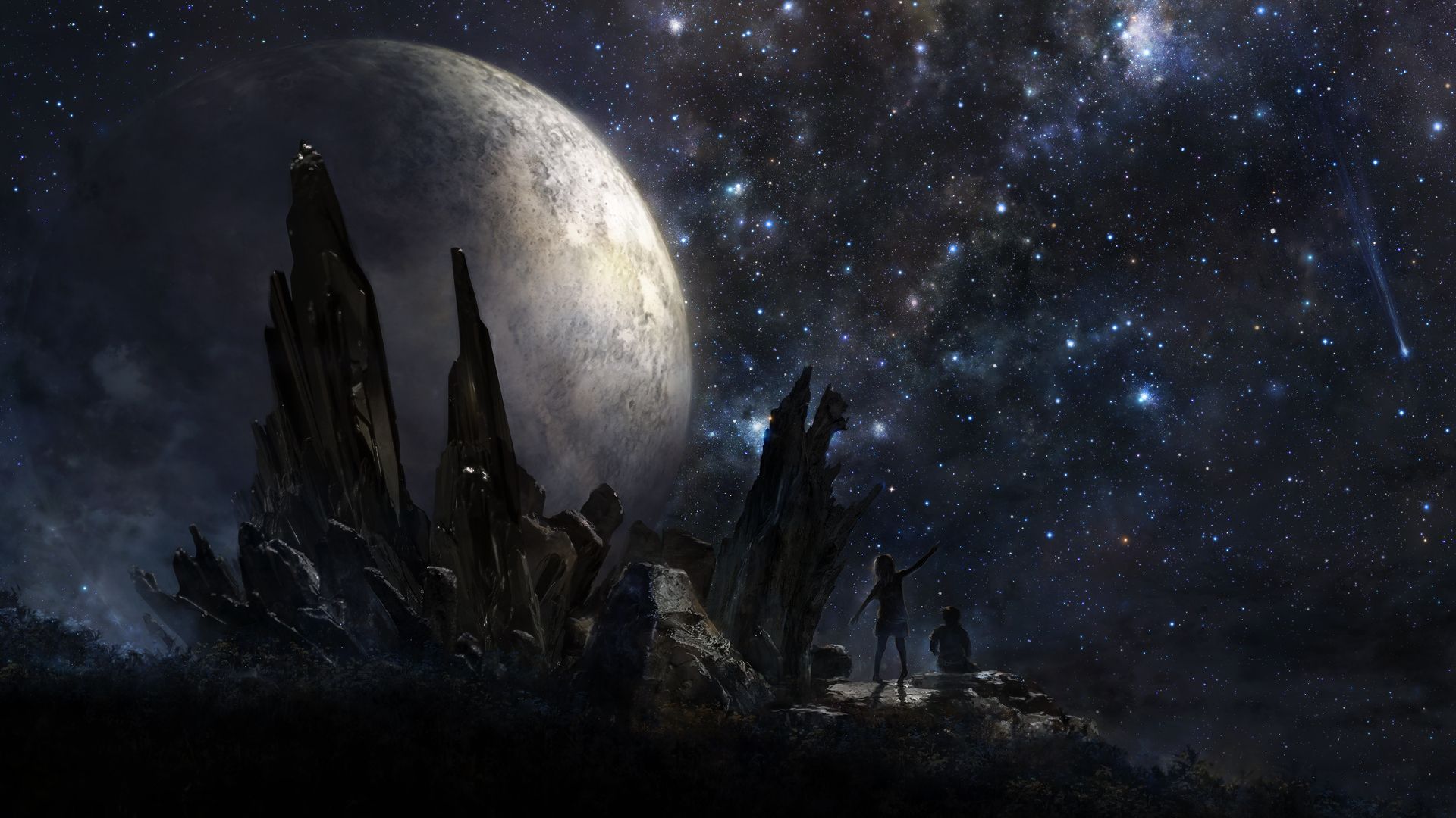 Midnight Sky Wallpapers - Top Free Midnight Sky Backgrounds ...