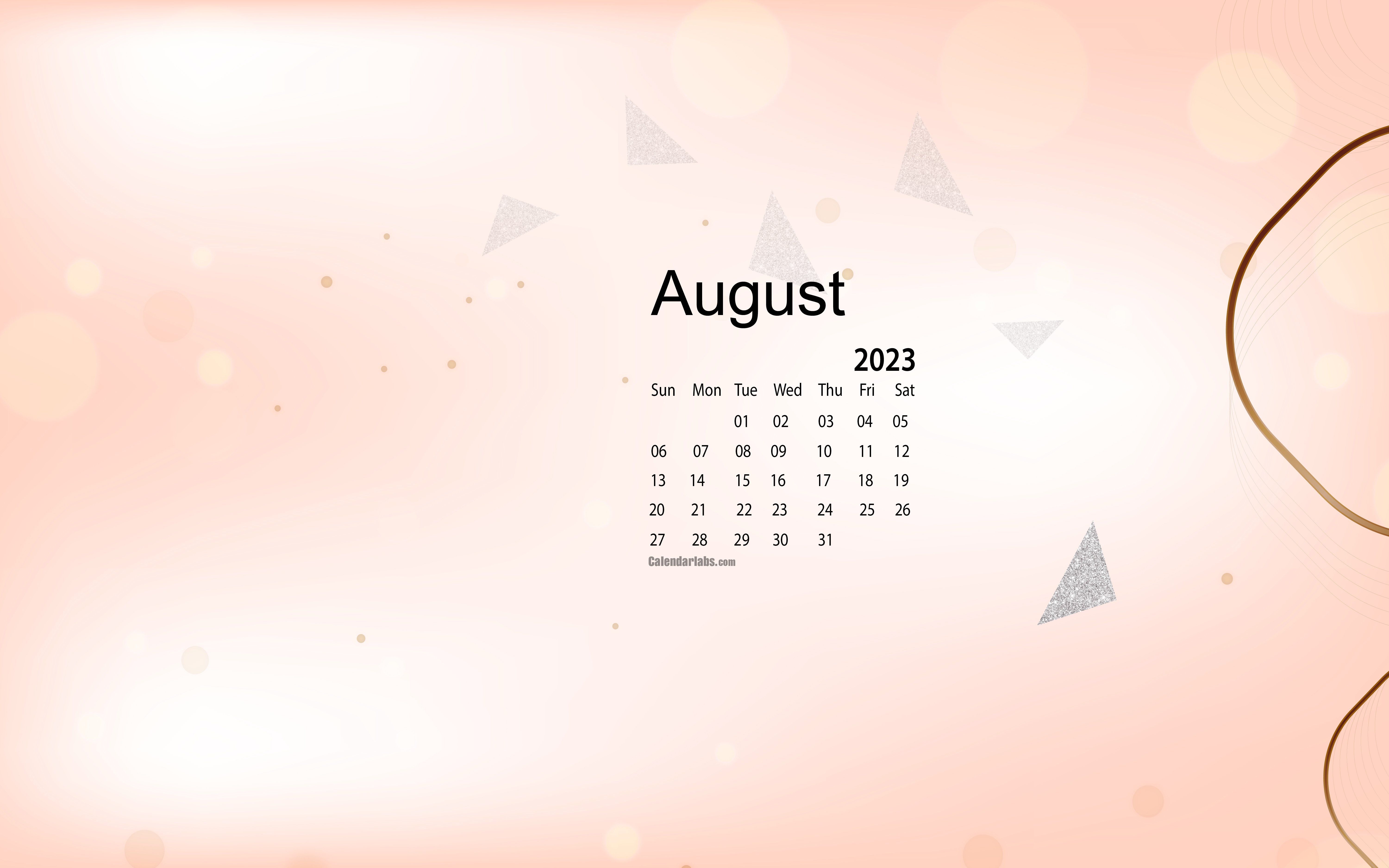 August 2023 Calendar Wallpapers - Top Free August 2023 Calendar ...
