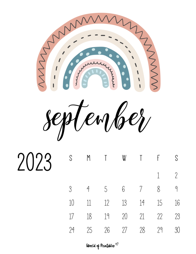 September 2023 Calendar Wallpapers - Top Free September 2023 Calendar ...