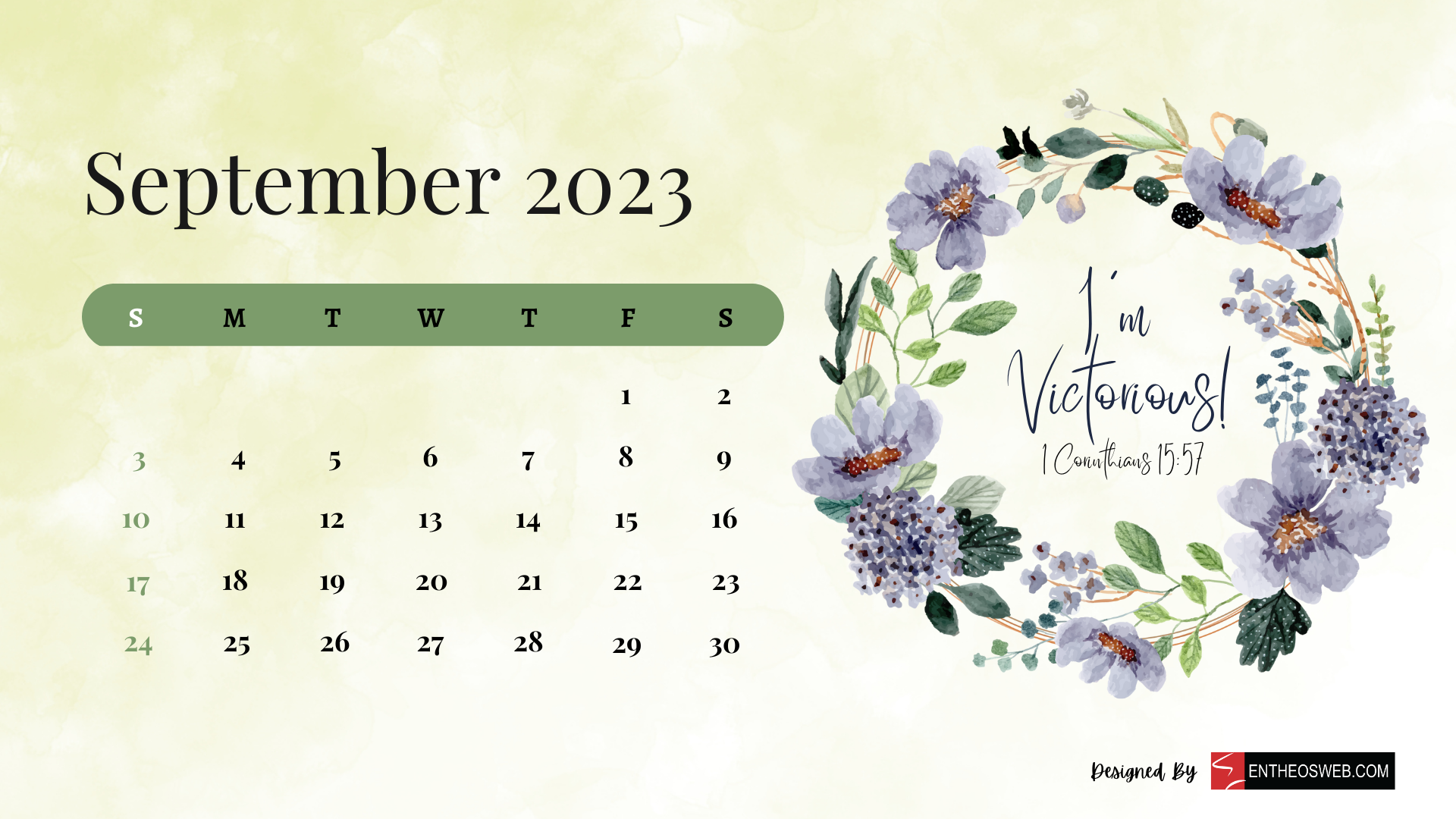 September 2023 Calendar Wallpapers - Top Free September 2023 Calendar ...