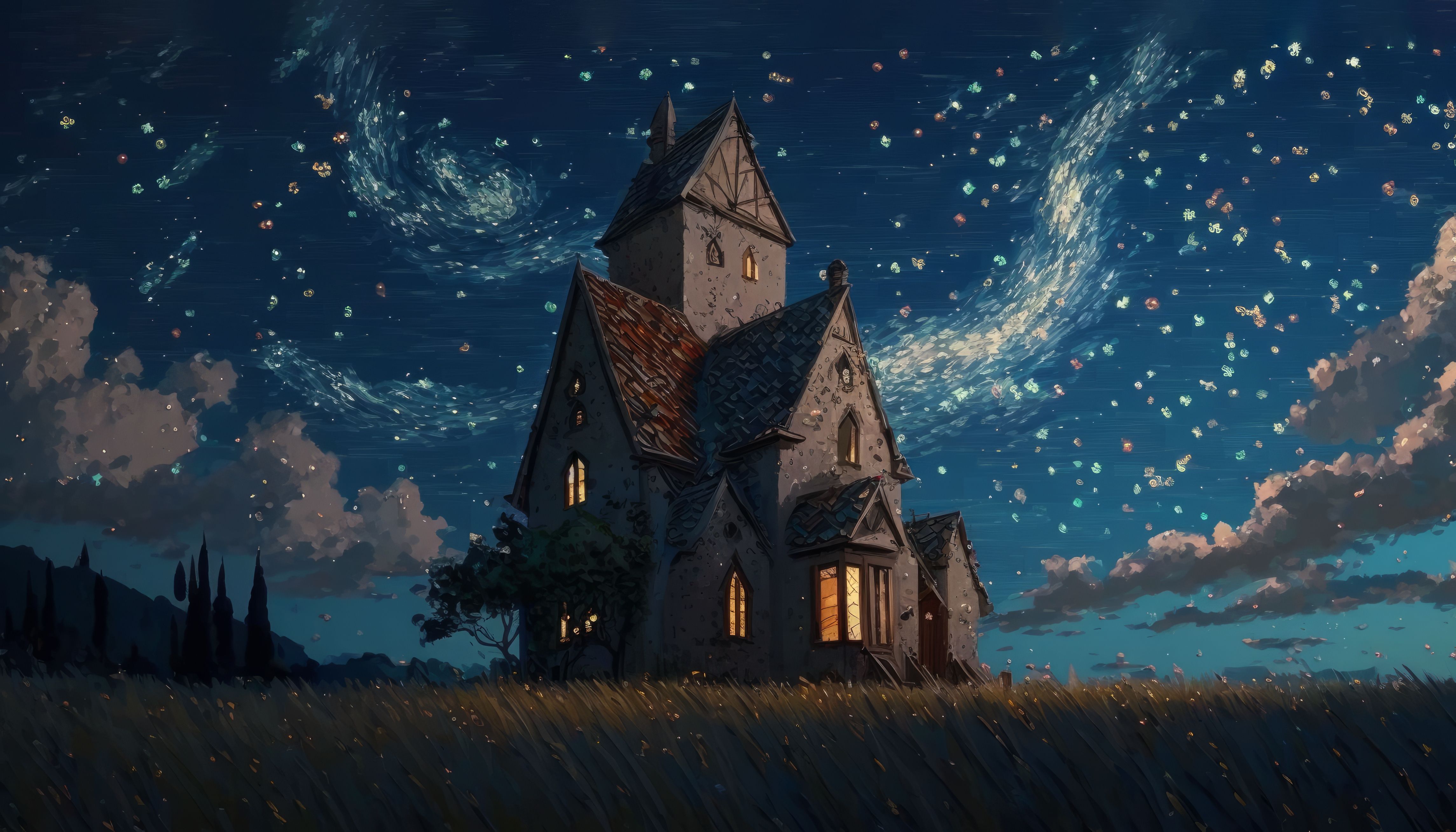 Night Grass Wallpapers - Top Free Night Grass Backgrounds - WallpaperAccess