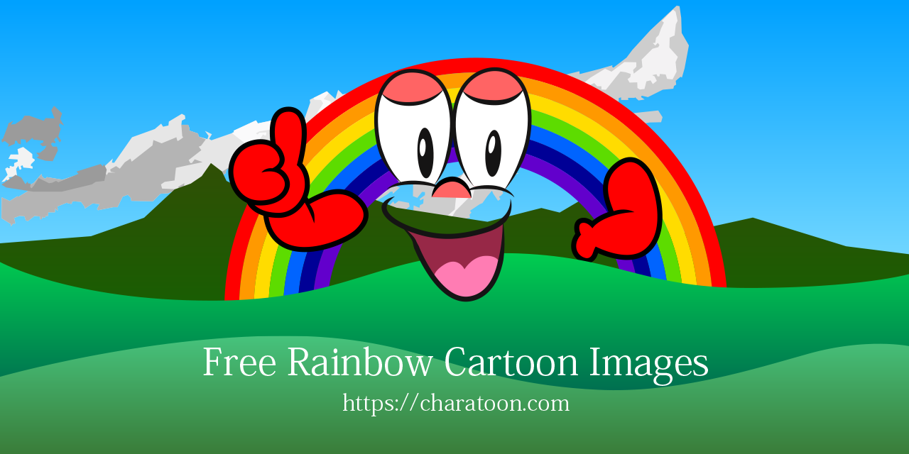 Rainbow Cartoon Wallpapers - Top Free Rainbow Cartoon Backgrounds ...