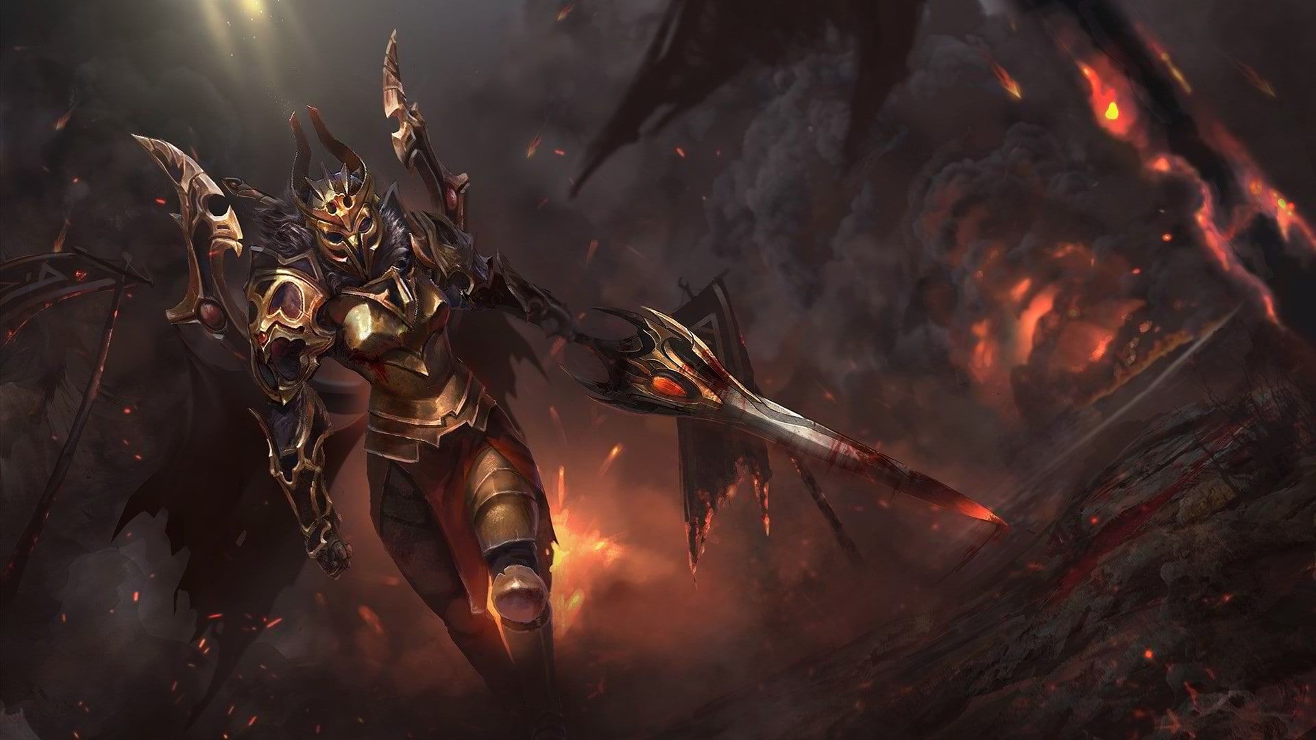 Legion Commander Wallpapers - Top Free Legion Commander Backgrounds ...