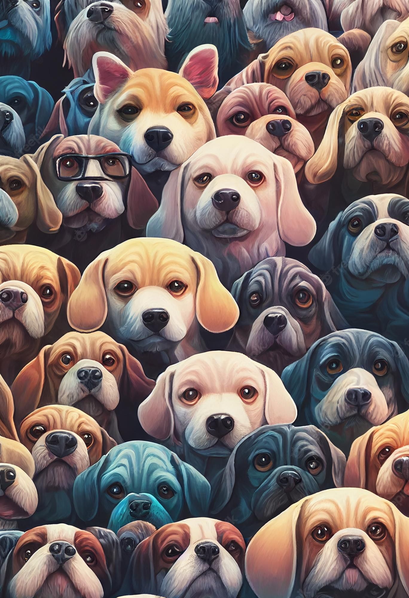 Dog Collage Wallpapers - Top Free Dog Collage Backgrounds - WallpaperAccess