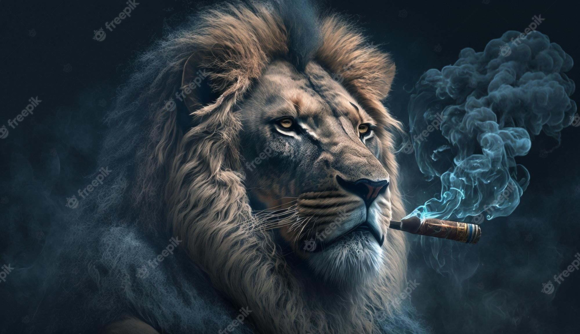 Lion Smoking Wallpapers - Top Free Lion Smoking Backgrounds ...
