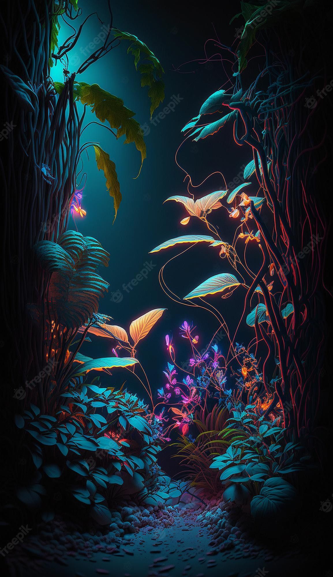 Neon Jungle Wallpapers - Top Free Neon Jungle Backgrounds - WallpaperAccess