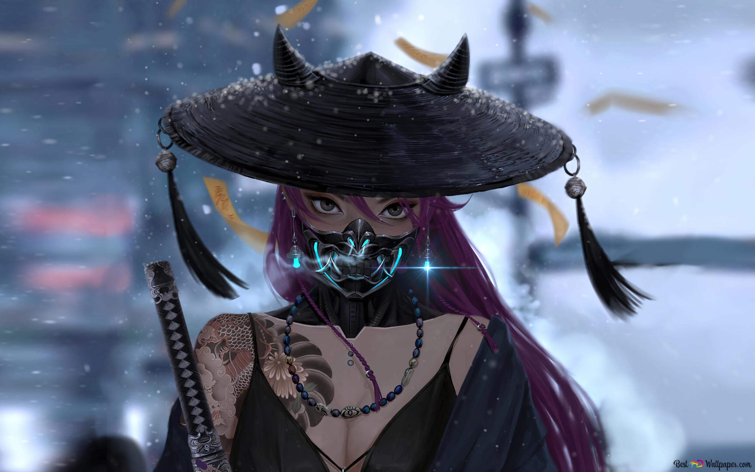 Anime Samurai Girl Wallpapers - Top Free Anime Samurai Girl Backgrounds ...