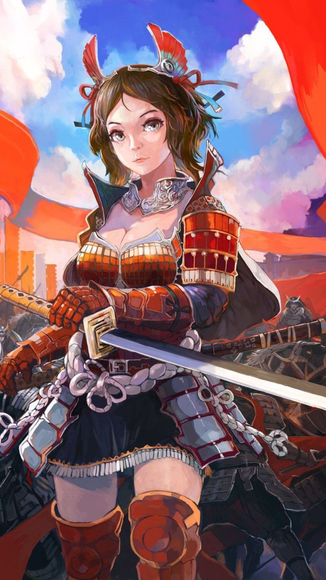 Anime Samurai Girl Wallpapers - Top Free Anime Samurai Girl Backgrounds ...