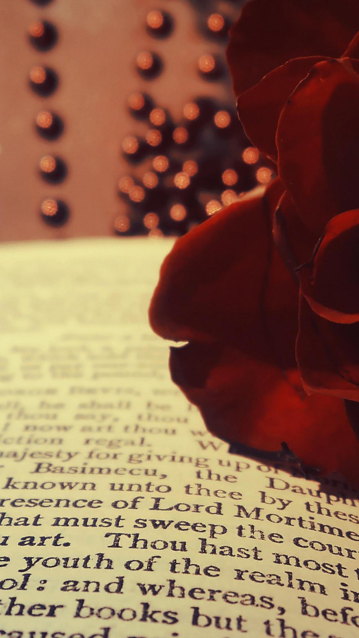 Books and Rose iPhone Wallpapers - Top Free Books and Rose iPhone ...