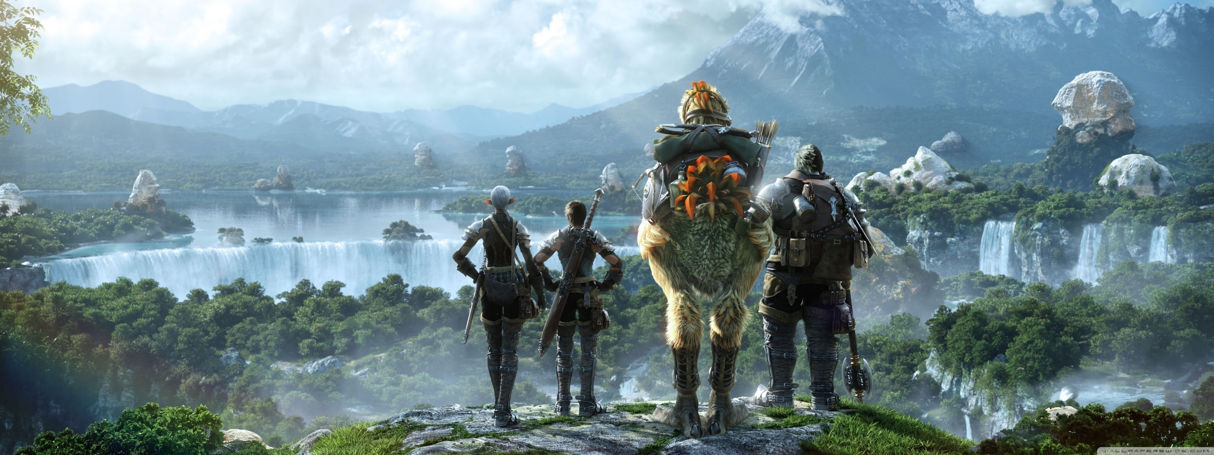 Final Fantasy Dual Monitor Wallpapers - Top Free Final Fantasy Dual ...