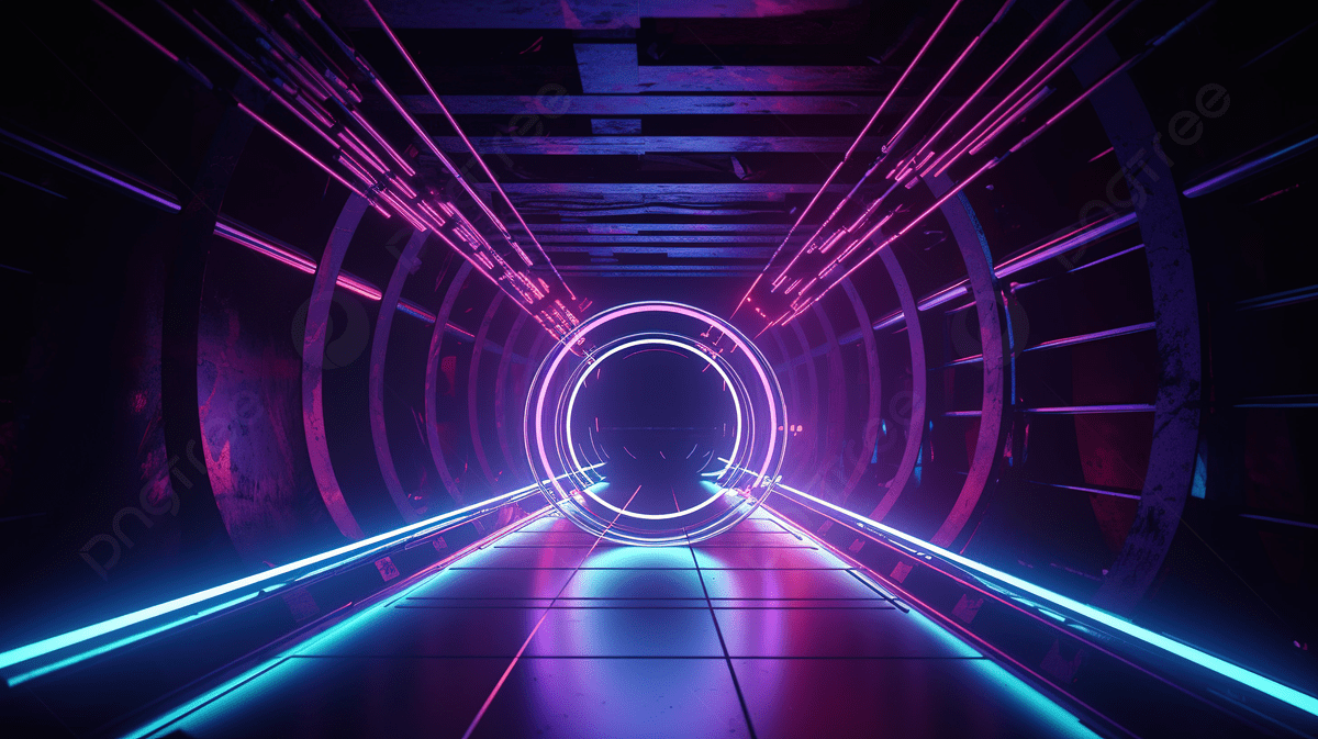 Neon Tunnel Wallpapers - Top Free Neon Tunnel Backgrounds - WallpaperAccess