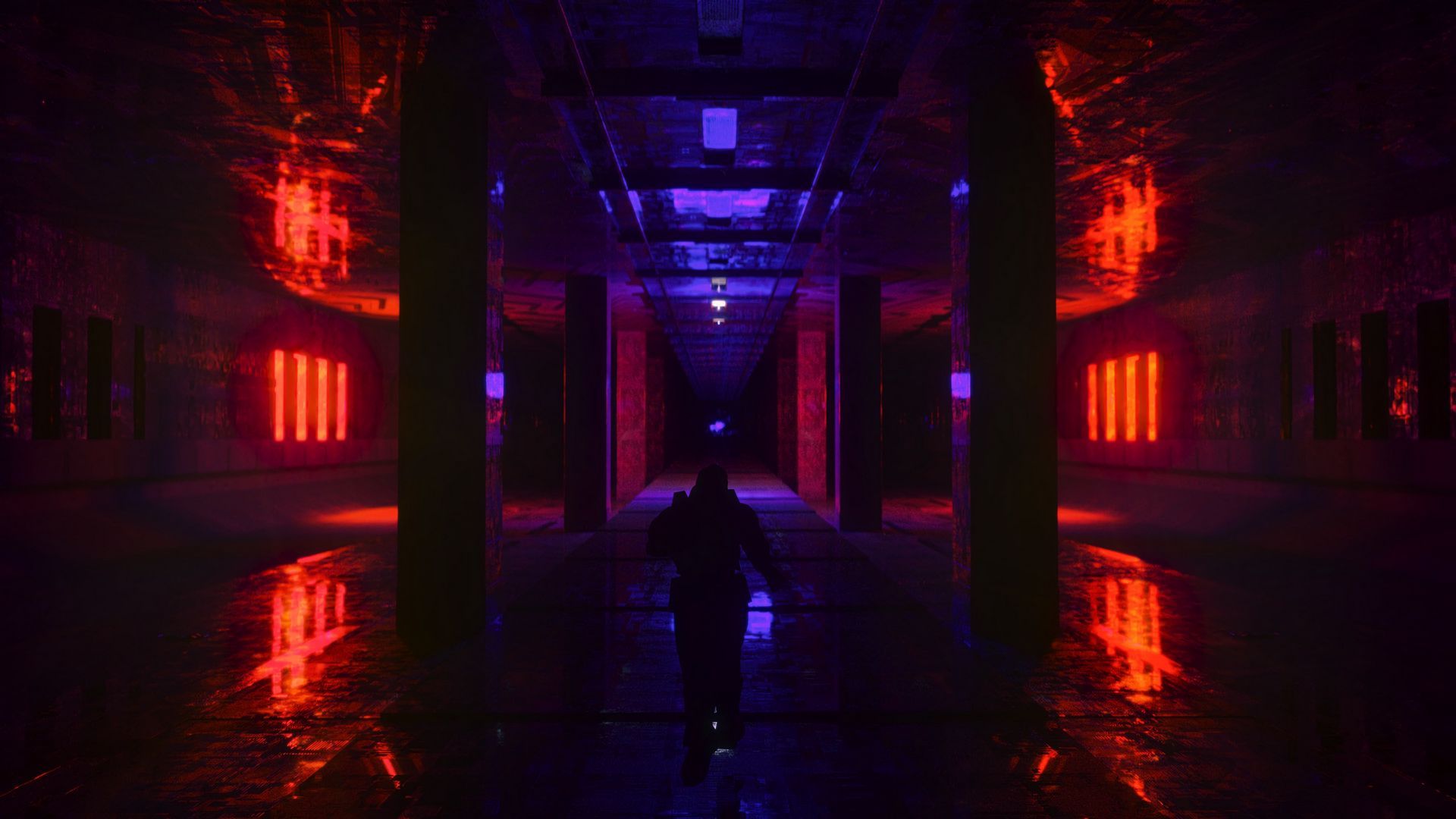 Neon Tunnel Wallpapers - Top Free Neon Tunnel Backgrounds - WallpaperAccess