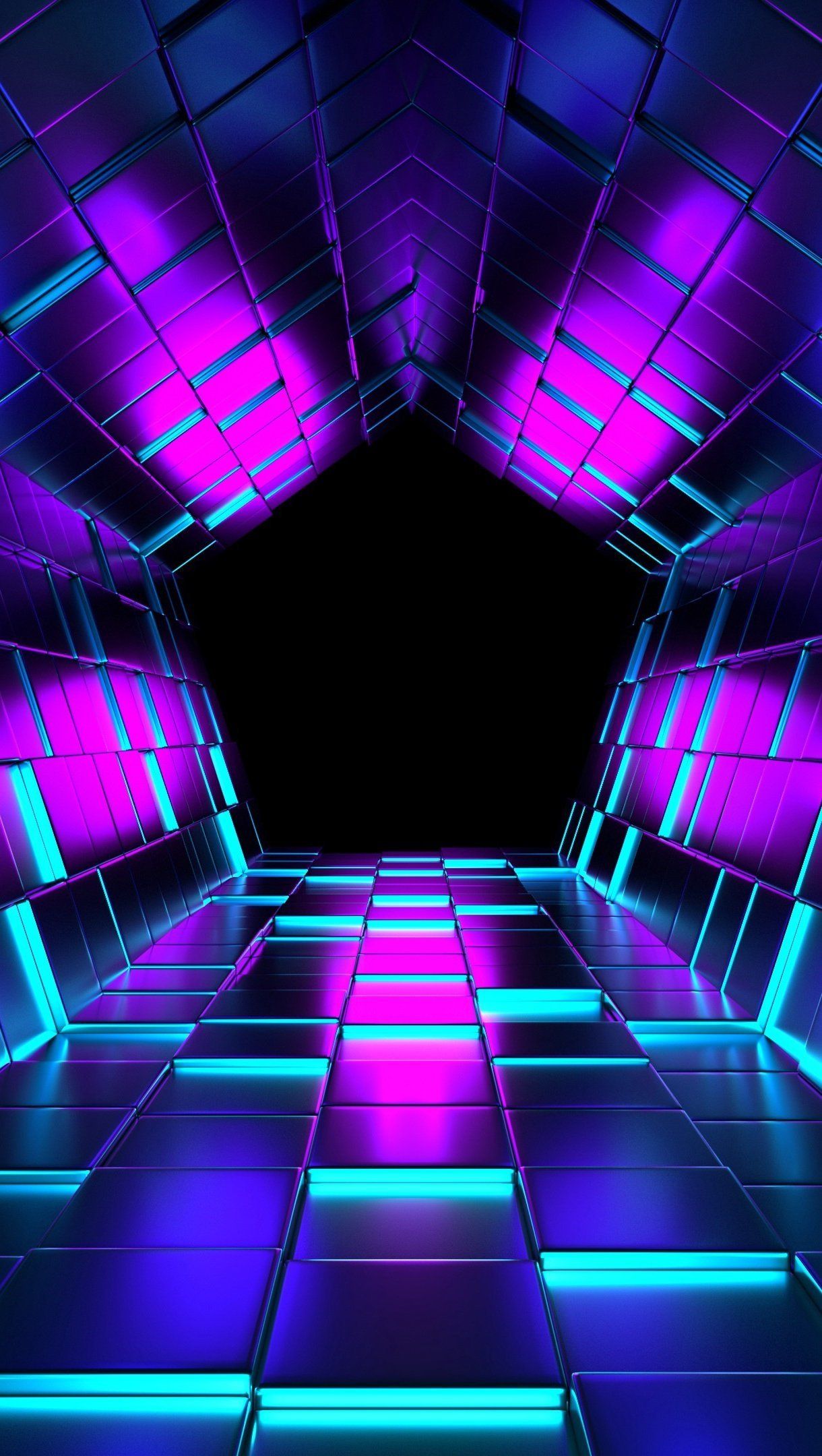 Neon Tunnel Wallpapers - Top Free Neon Tunnel Backgrounds - WallpaperAccess