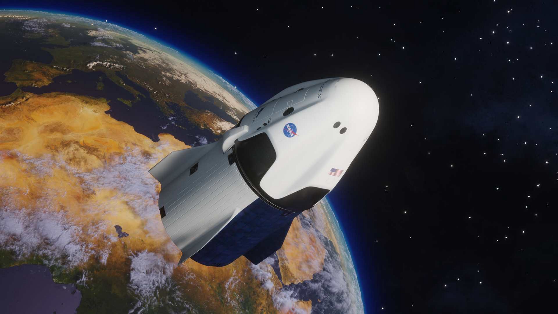 Crew Dragon Wallpapers - Top Free Crew Dragon Backgrounds - WallpaperAccess