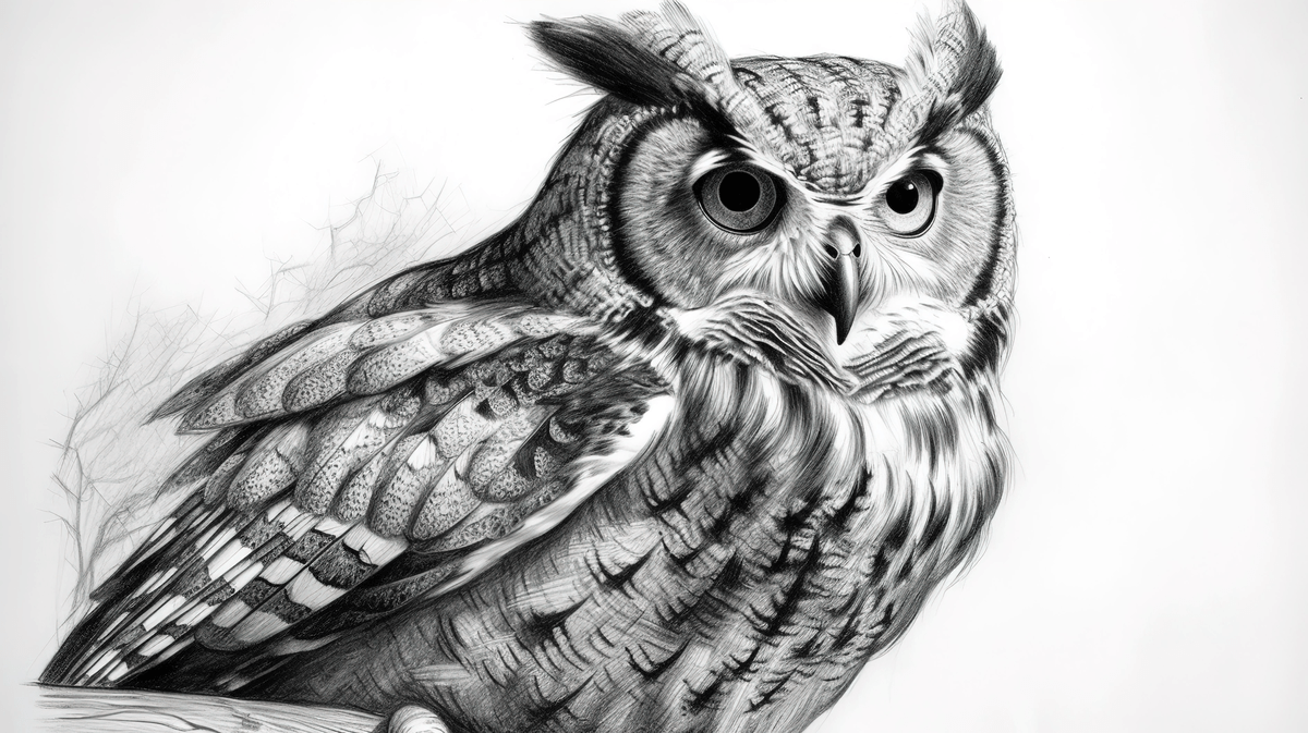Owl Drawing Wallpapers - Top Free Owl Drawing Backgrounds - WallpaperAccess
