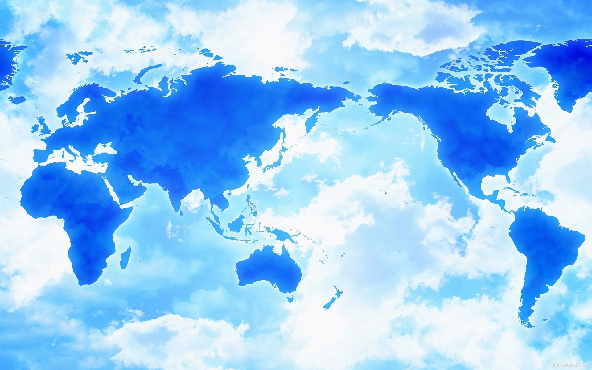 Blue World Map Wallpapers - Top Free Blue World Map Backgrounds ...