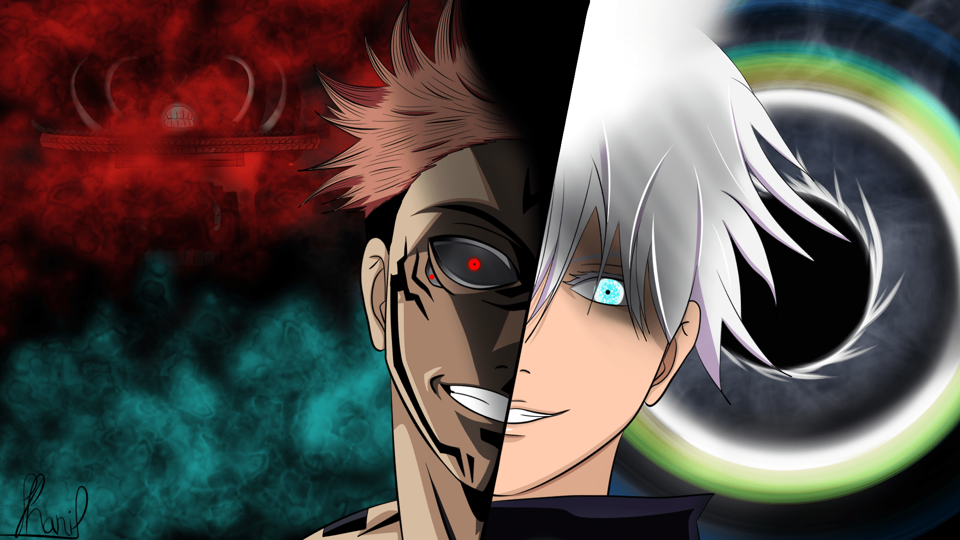 Gojo And Sukuna Wallpapers Top Free Gojo And Sukuna Backgrounds Wallpaperaccess