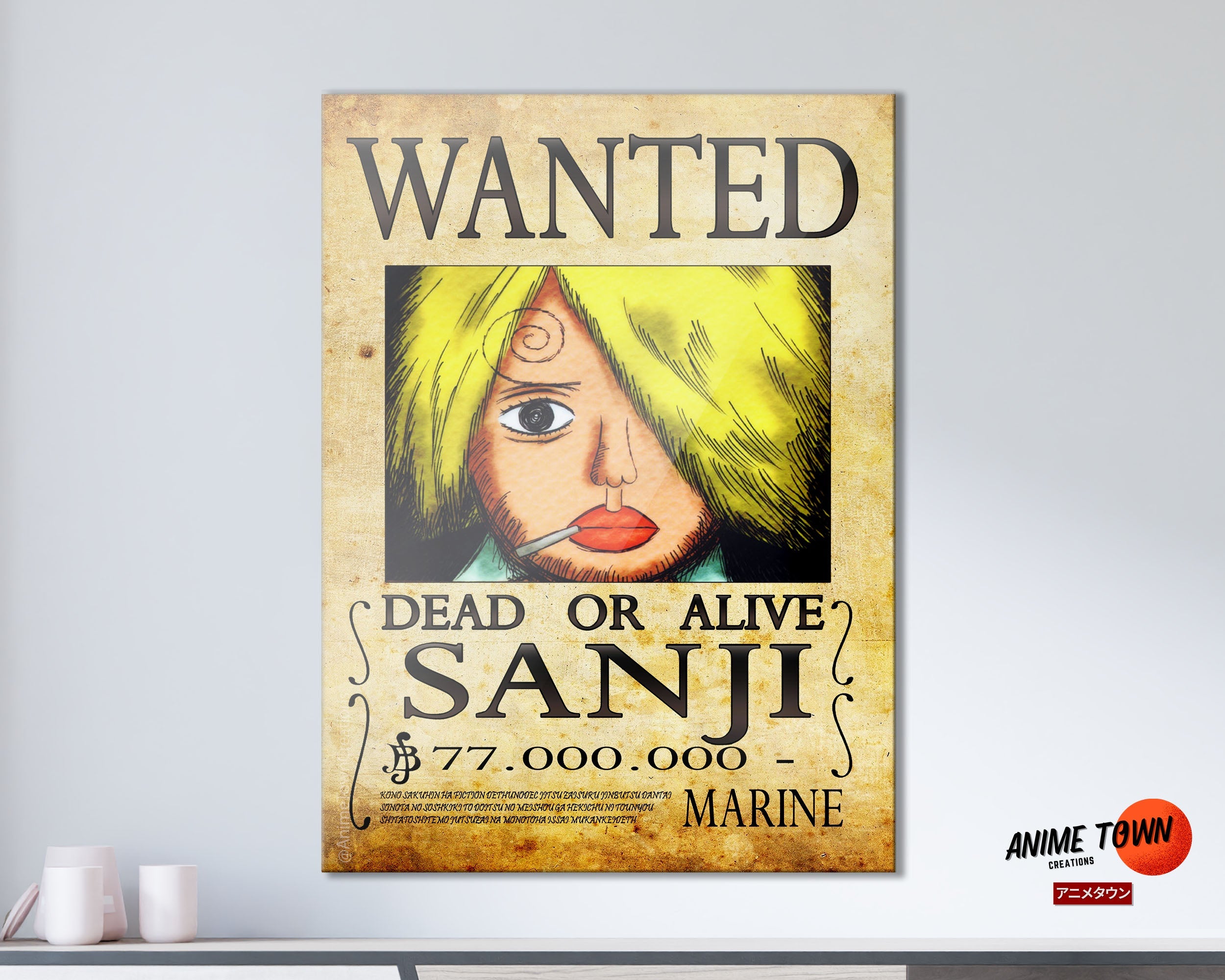 Sanji Wanted Poster Wallpapers - Top Free Sanji Wanted Poster ...