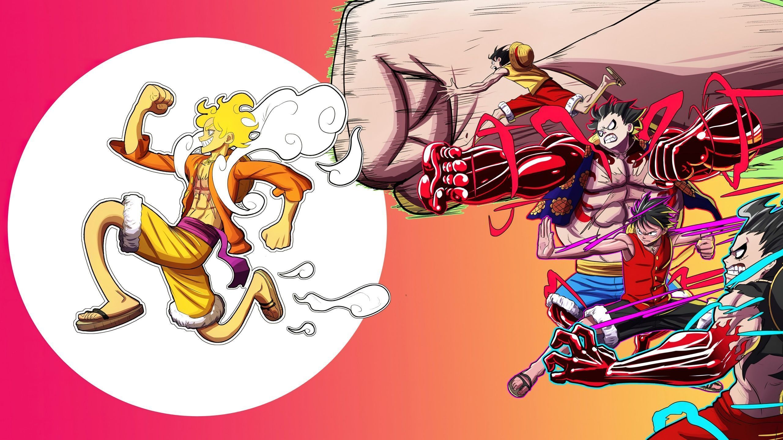 Luffy Sun God Nika Wallpapers - Top Free Luffy Sun God Nika Backgrounds - WallpaperAccess