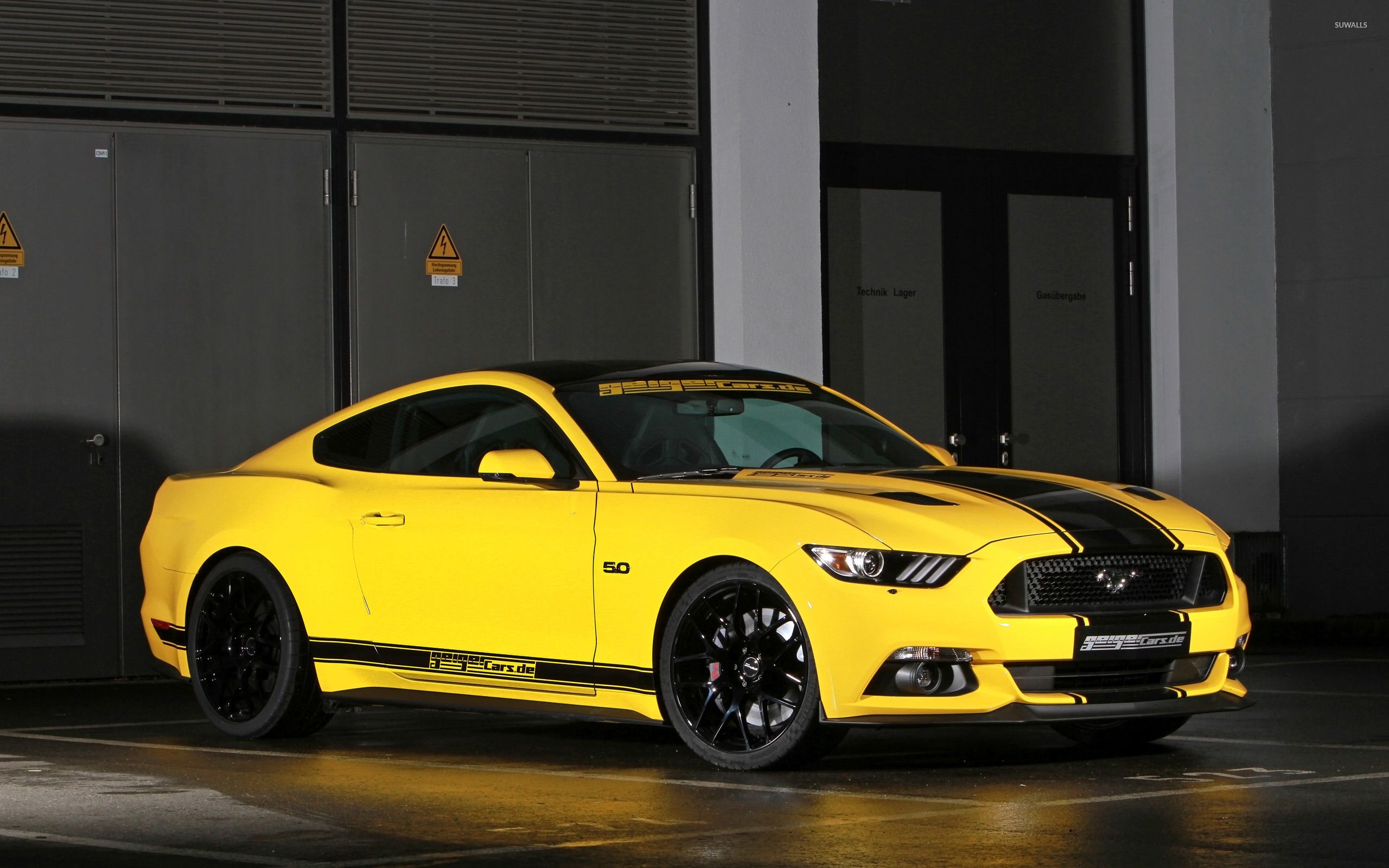 Yellow Mustang Wallpapers - Top Free Yellow Mustang Backgrounds ...