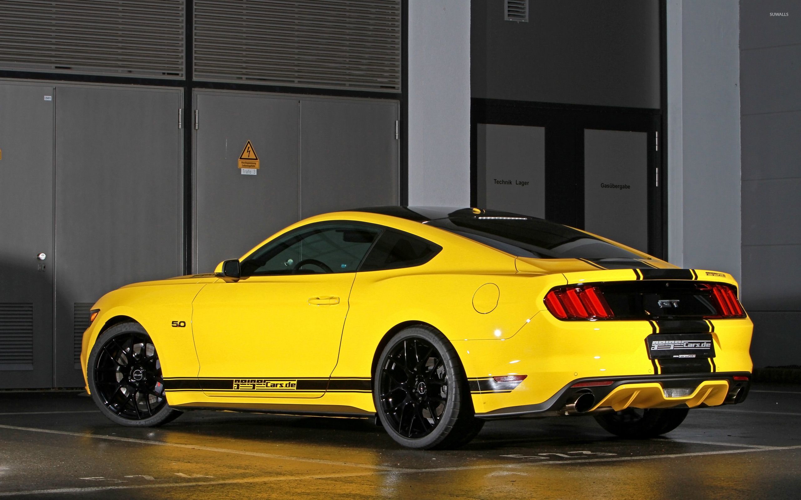 Yellow Mustang Wallpapers - Top Free Yellow Mustang Backgrounds ...