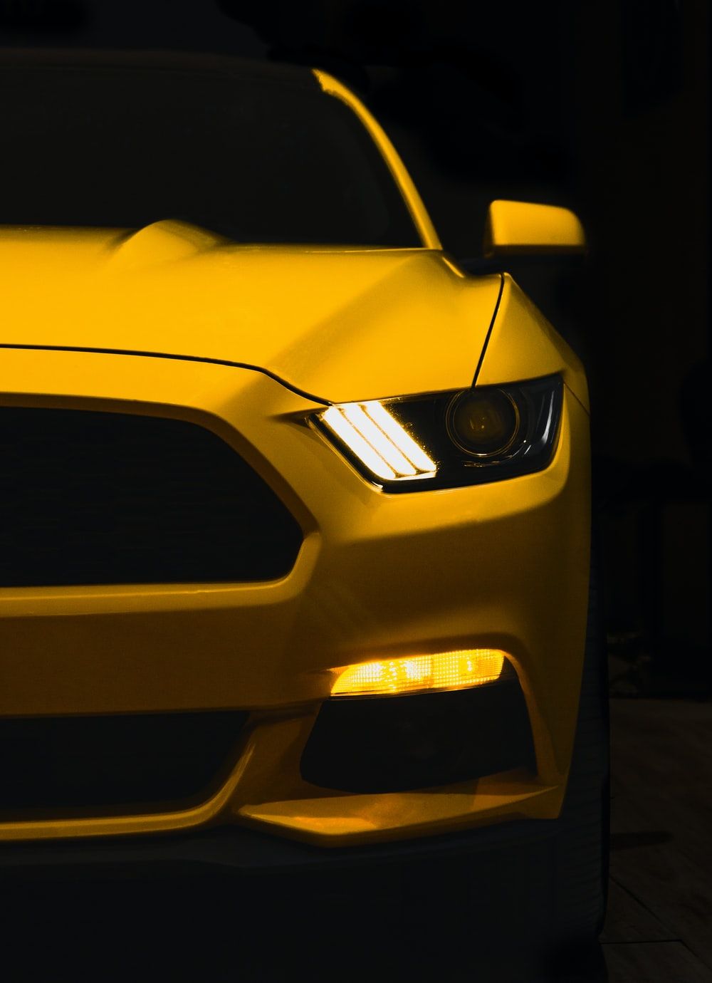 Yellow Mustang Wallpapers - Top Free Yellow Mustang Backgrounds ...
