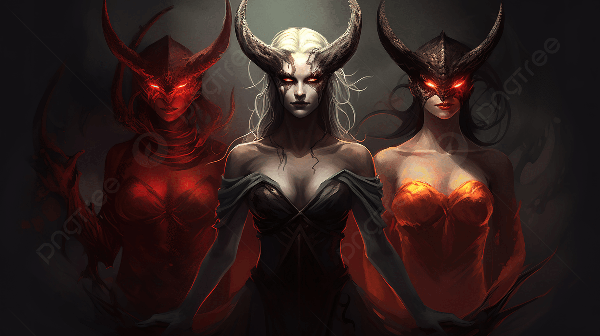 Female Demon Wallpapers - Top Free Female Demon Backgrounds - WallpaperAccess