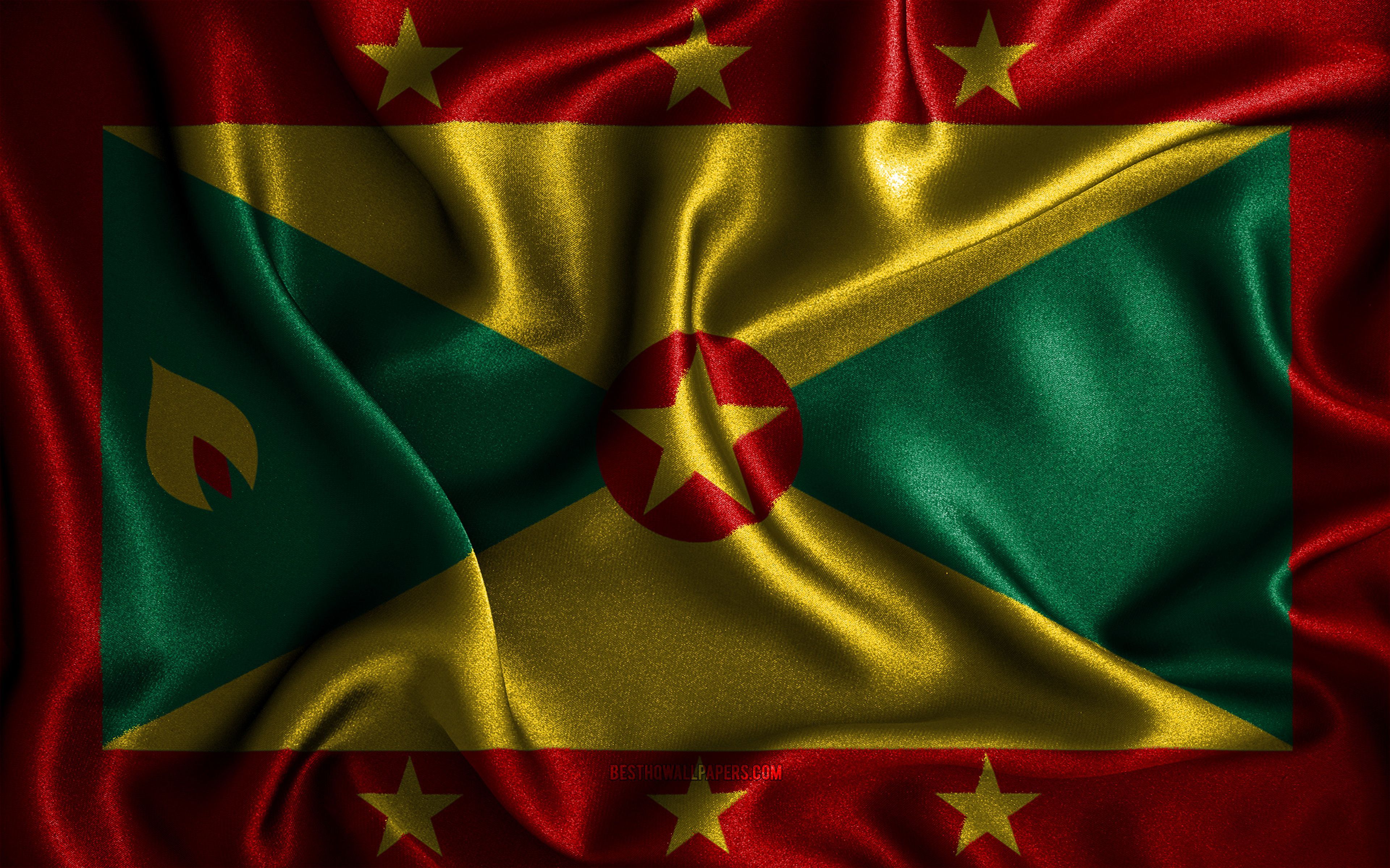 Grenada Flag Wallpapers - Top Free Grenada Flag Backgrounds - WallpaperAccess