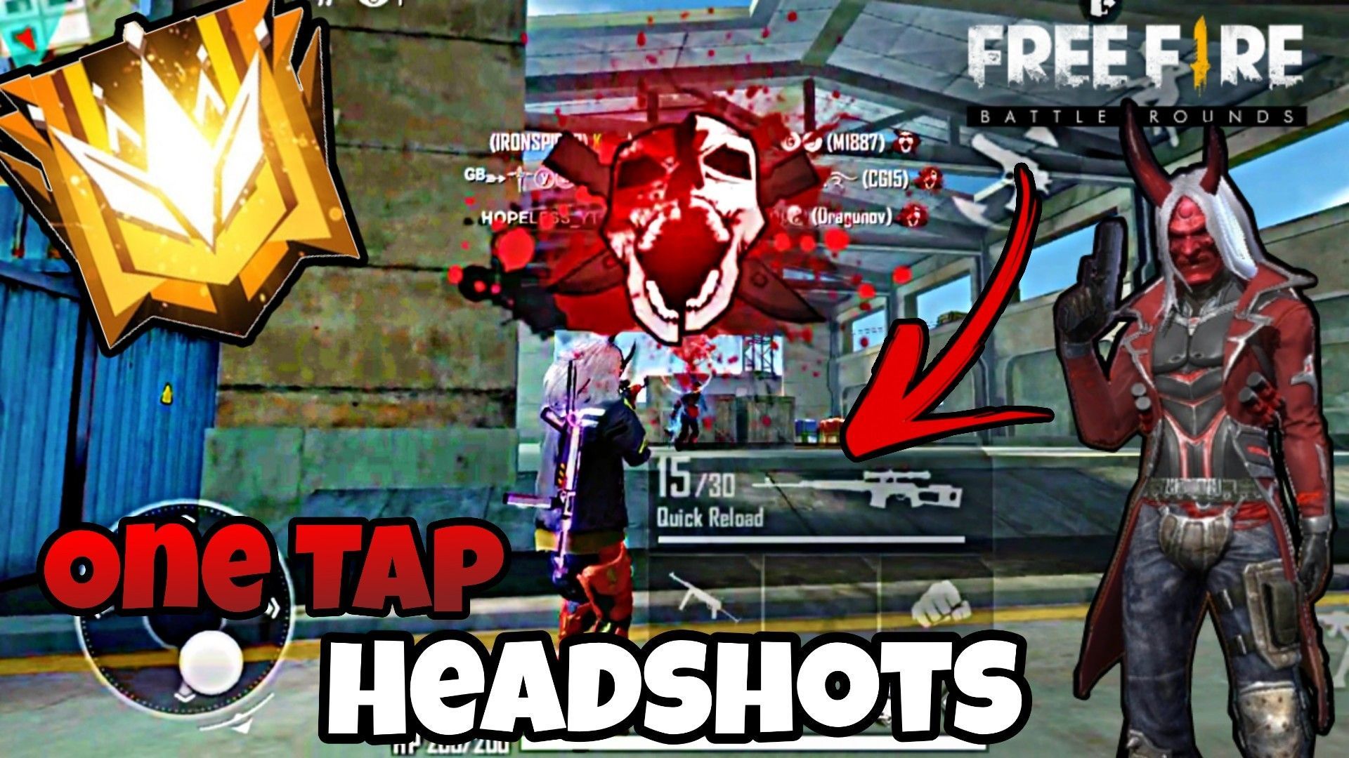 Free Fire Headshot Wallpapers - Top Free Free Fire Headshot Backgrounds - WallpaperAccess