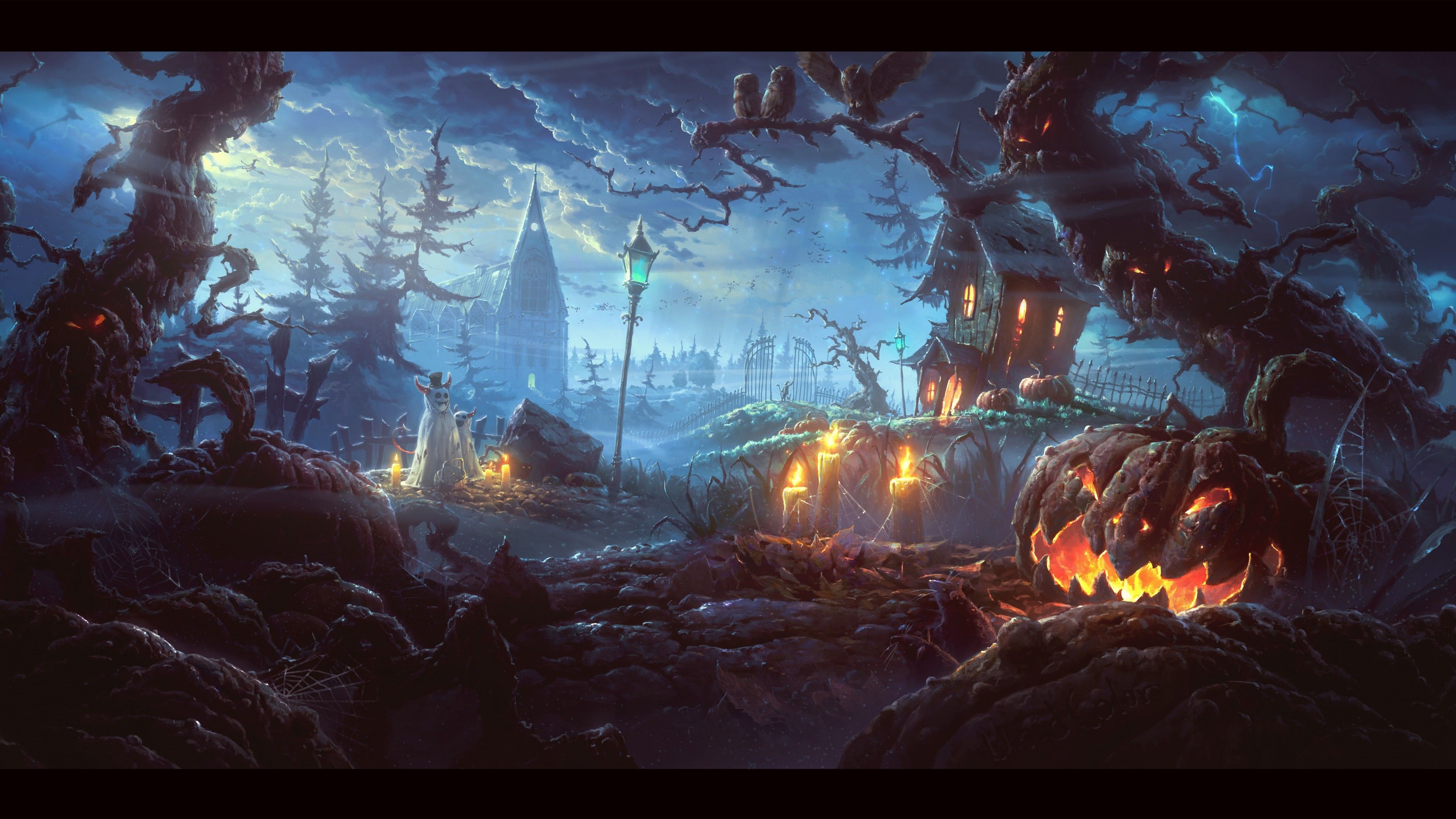 Pumpkin Night Wallpapers - Top Free Pumpkin Night Backgrounds ...