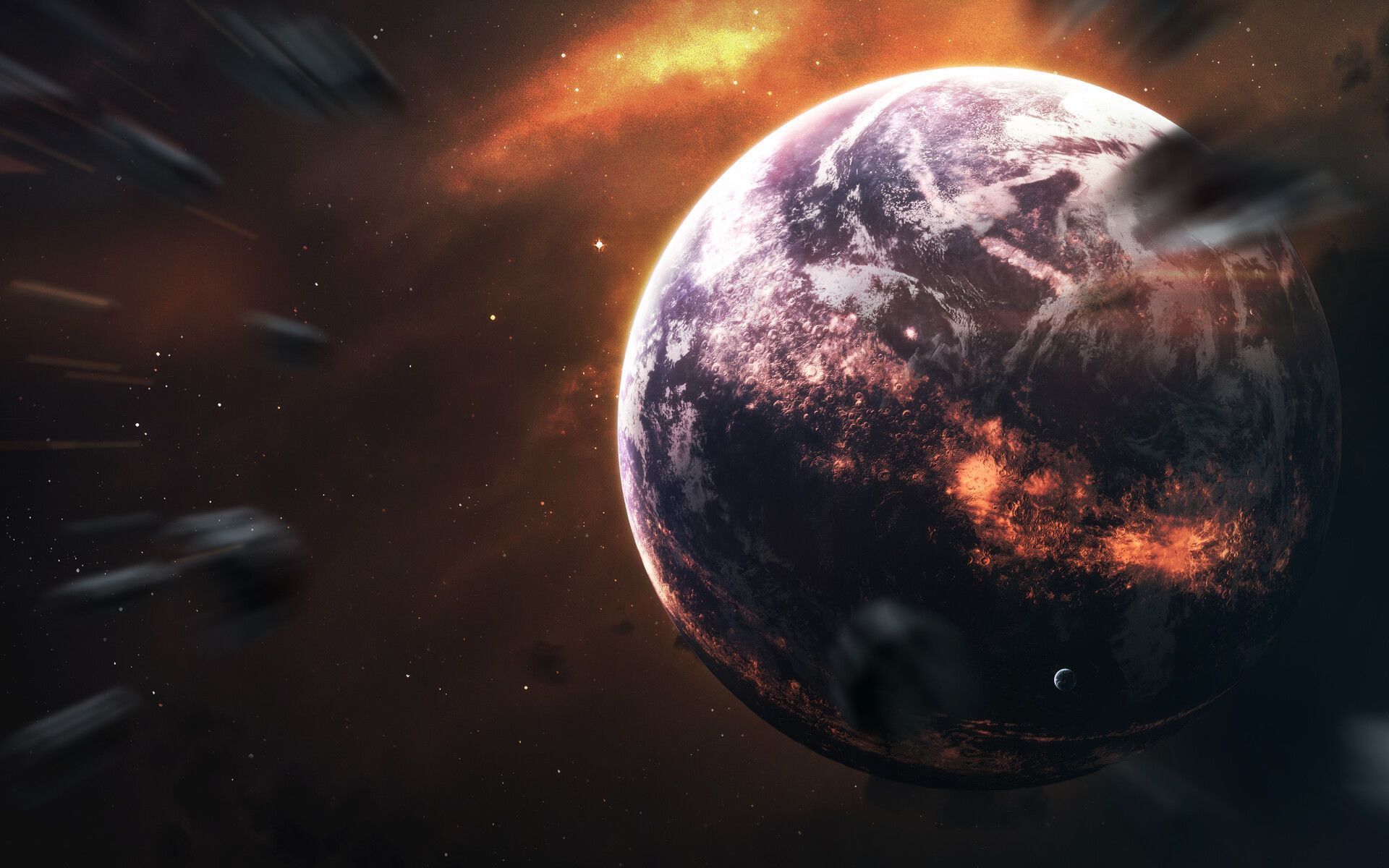 Destroyed Planet Wallpapers - Top Free Destroyed Planet Backgrounds ...