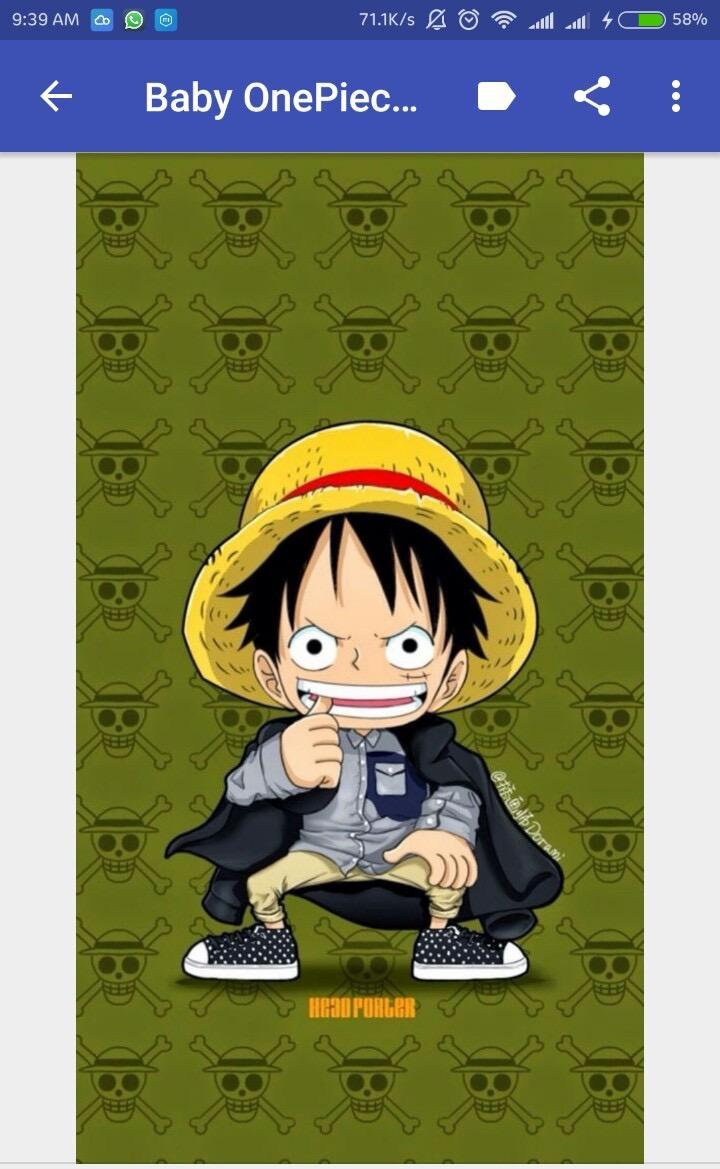 Baby Luffy Wallpapers - Top Free Baby Luffy Backgrounds - WallpaperAccess