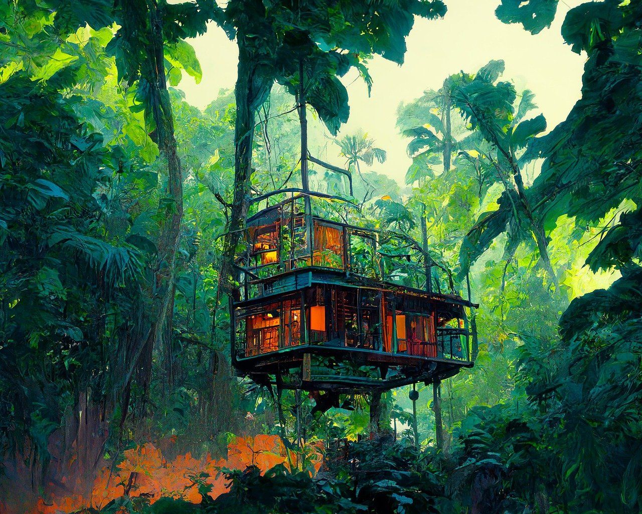 Jungle House Wallpapers - Top Free Jungle House Backgrounds ...