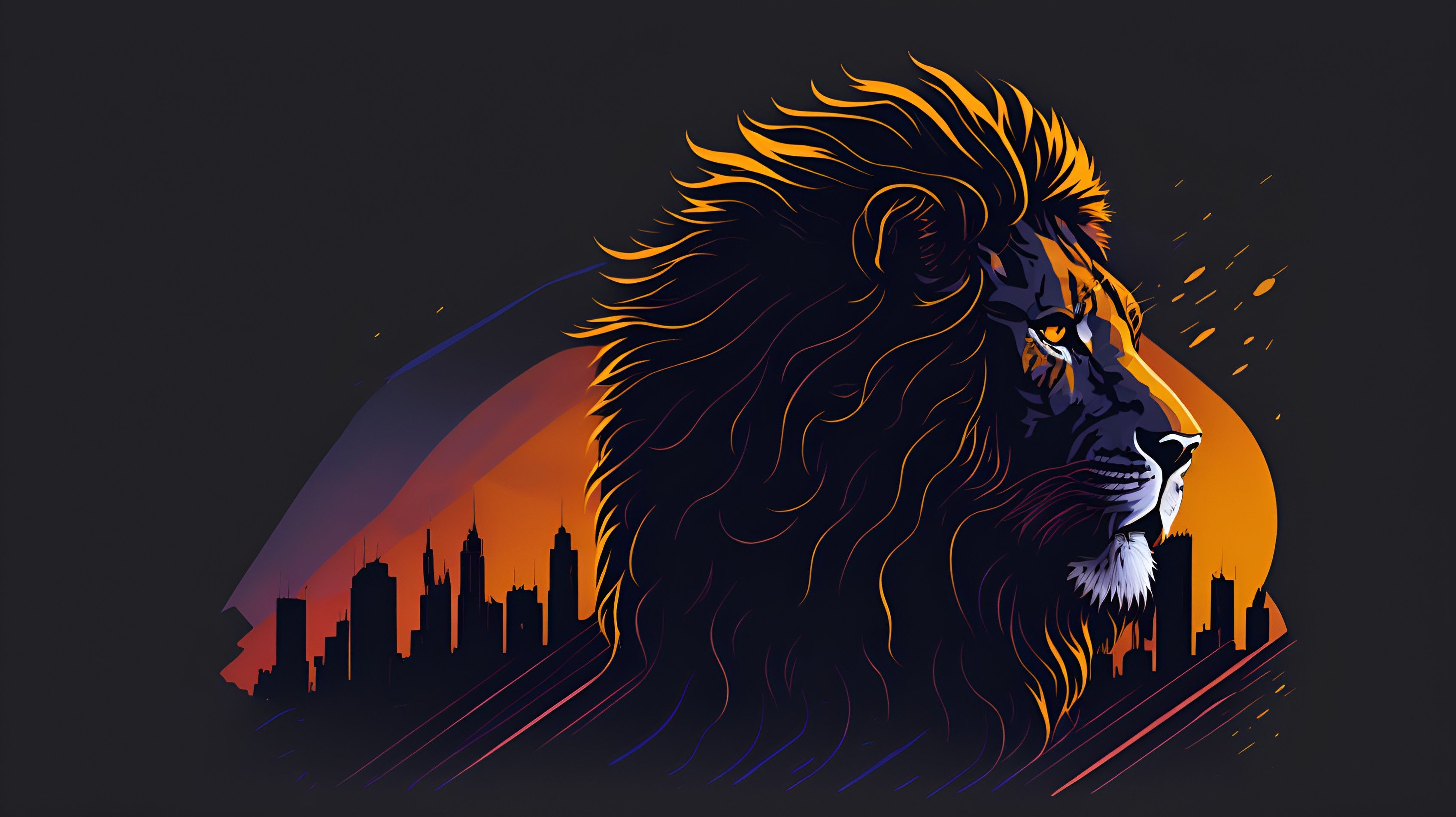 Lion Vector Wallpapers - Top Free Lion Vector Backgrounds - WallpaperAccess