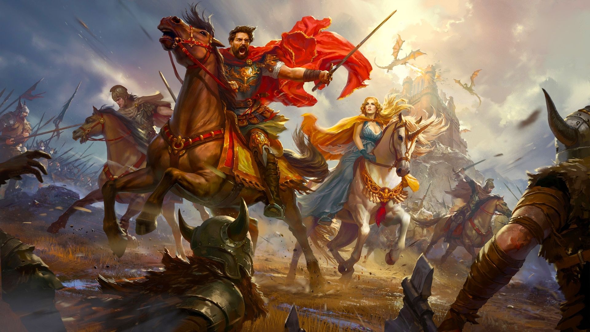 Fantasy Battle Wallpapers - Top Free Fantasy Battle Backgrounds ...