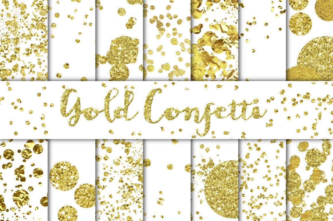 Gold Confetti Wallpapers - Top Free Gold Confetti Backgrounds ...