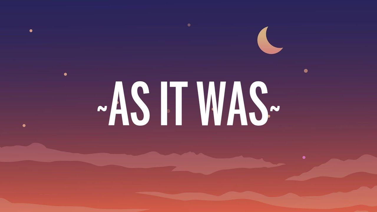 As It Was Wallpapers - Top Free As It Was Backgrounds - WallpaperAccess