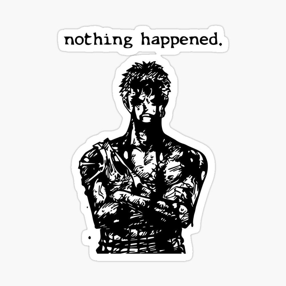 Zoro Nothing Happened Wallpapers - Top Free Zoro Nothing Happened ...