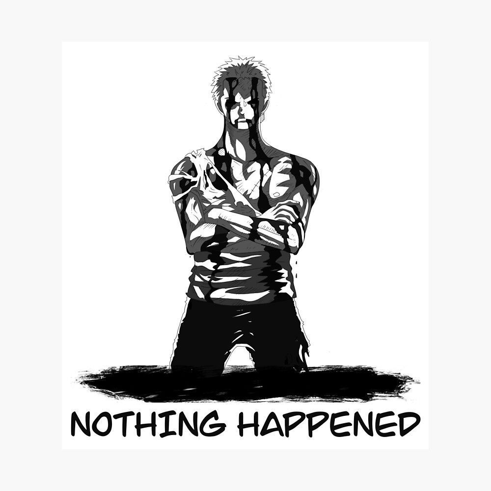 Zoro Nothing Happened Wallpapers - Top Free Zoro Nothing Happened Backgrounds - WallpaperAccess