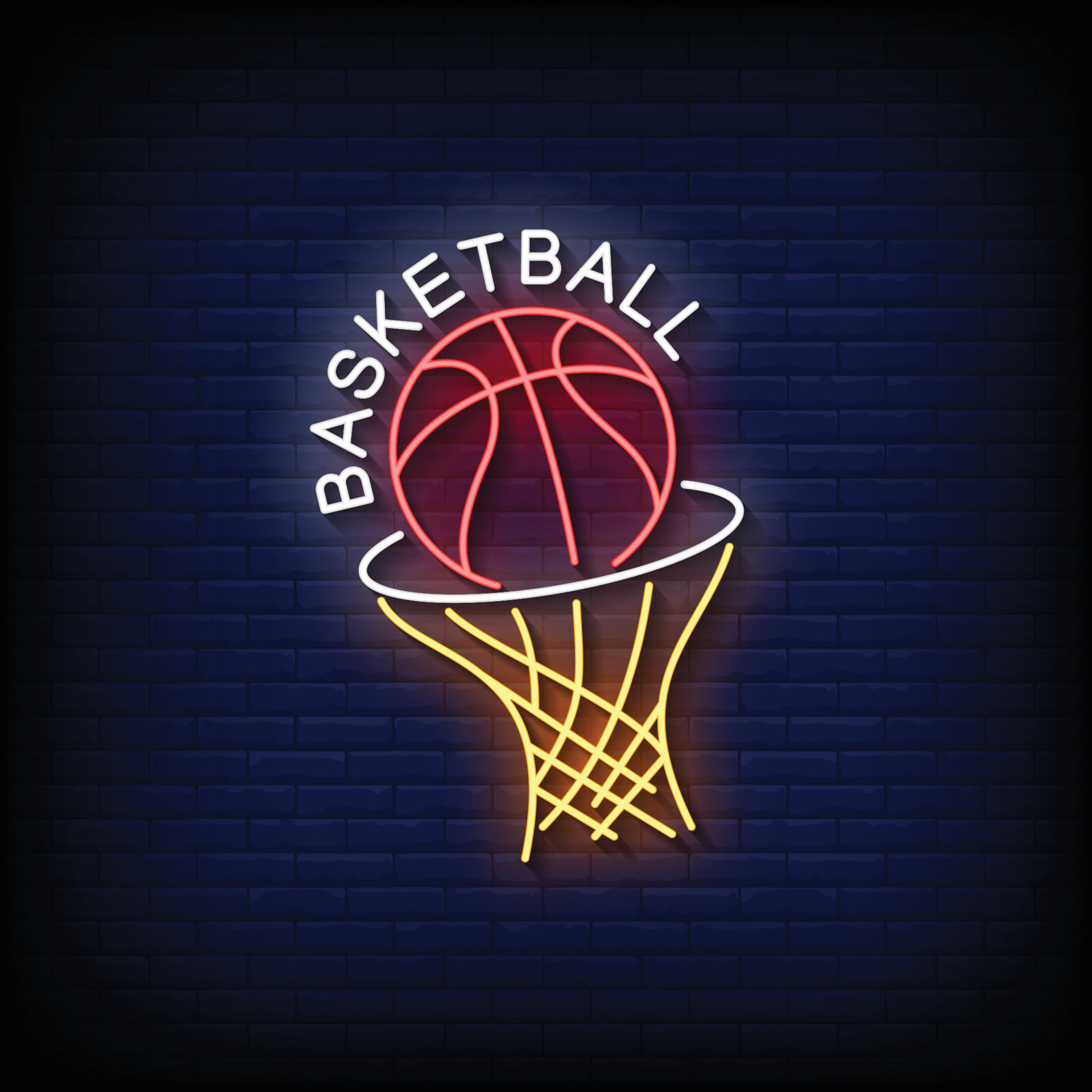 Basketball Blue Neon Wallpapers - Top Free Basketball Blue Neon ...