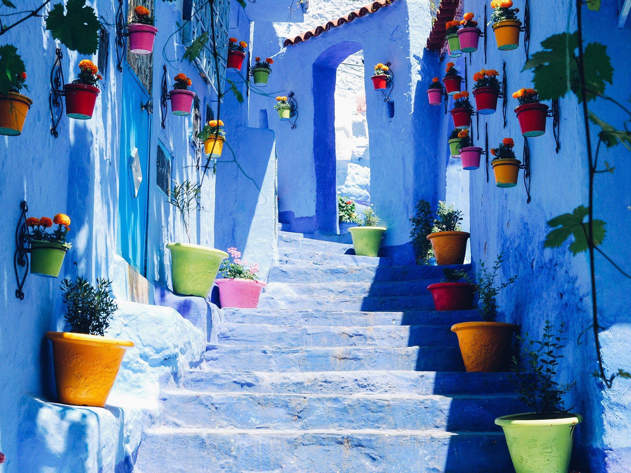 Chefchaouen Wallpapers - Top Free Chefchaouen Backgrounds - WallpaperAccess
